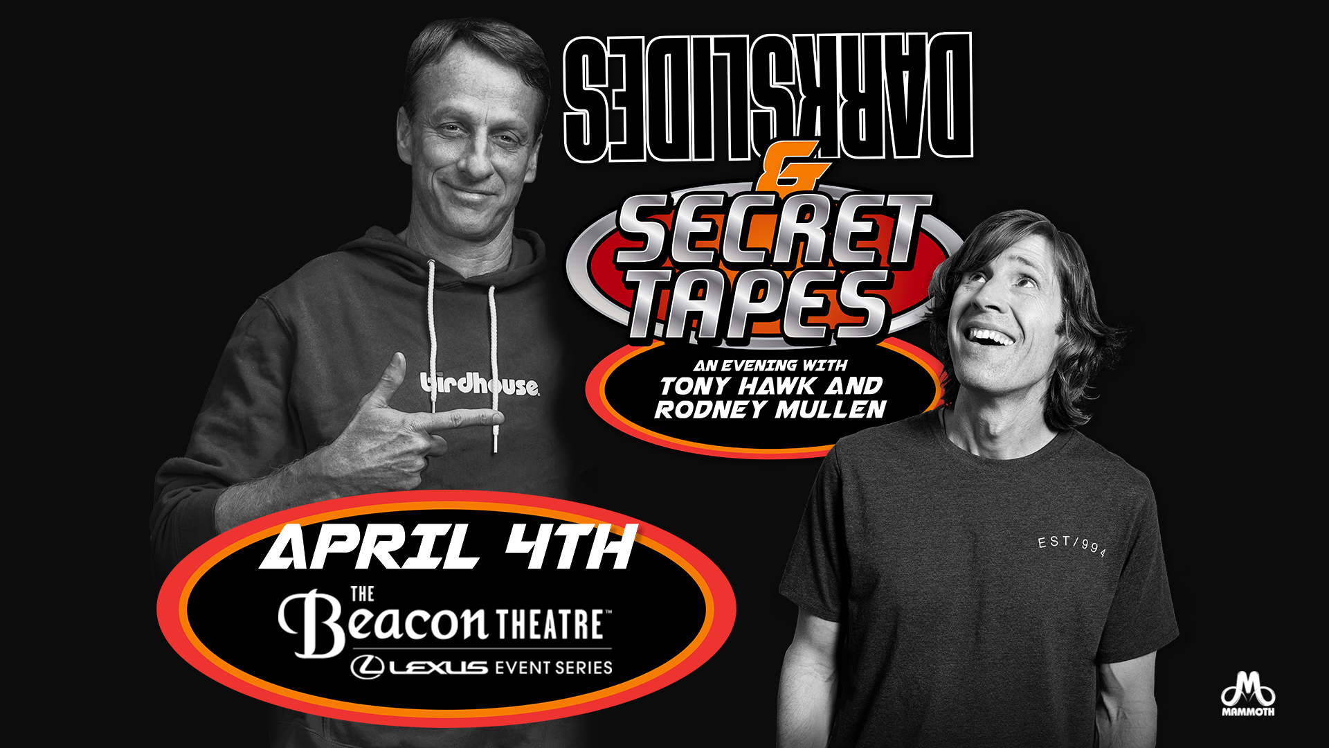Tony Hawk & Rodney Mullen teaming for "Darkslides & Secret Tapes" events