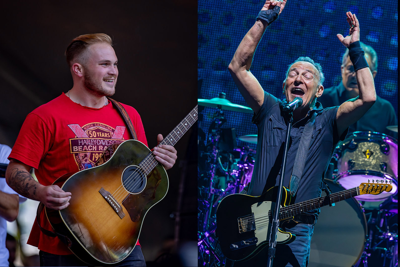 Watch Zach Bryan bring out Bruce Springsteen and Maggie Rogers in NYC