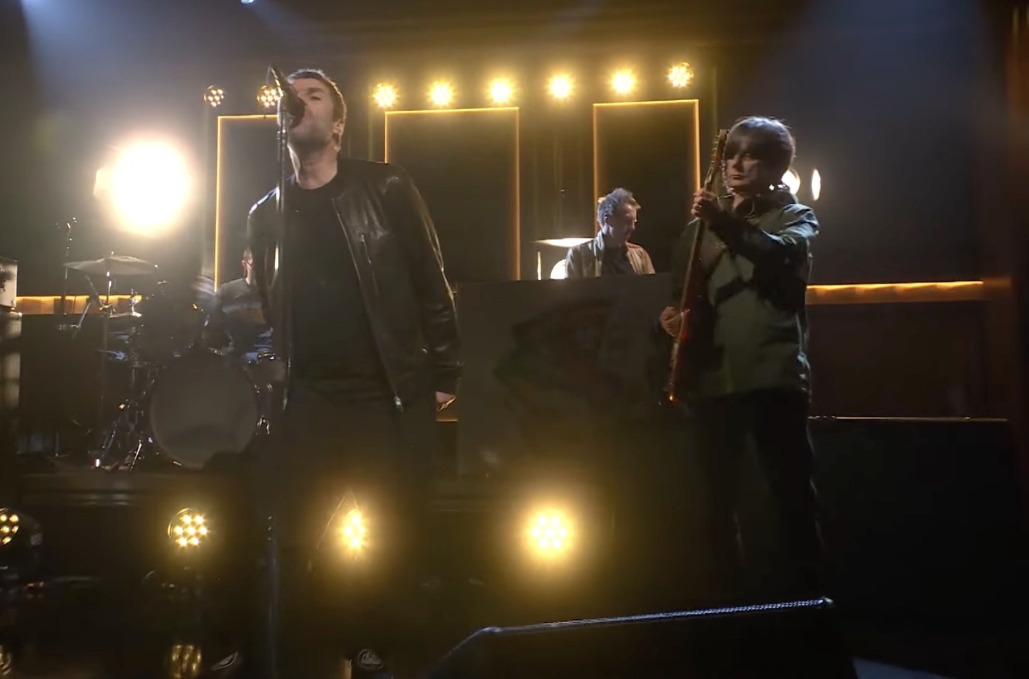 Watch Liam Gallagher & John Squire play "I'm a Wheel" on Fallon