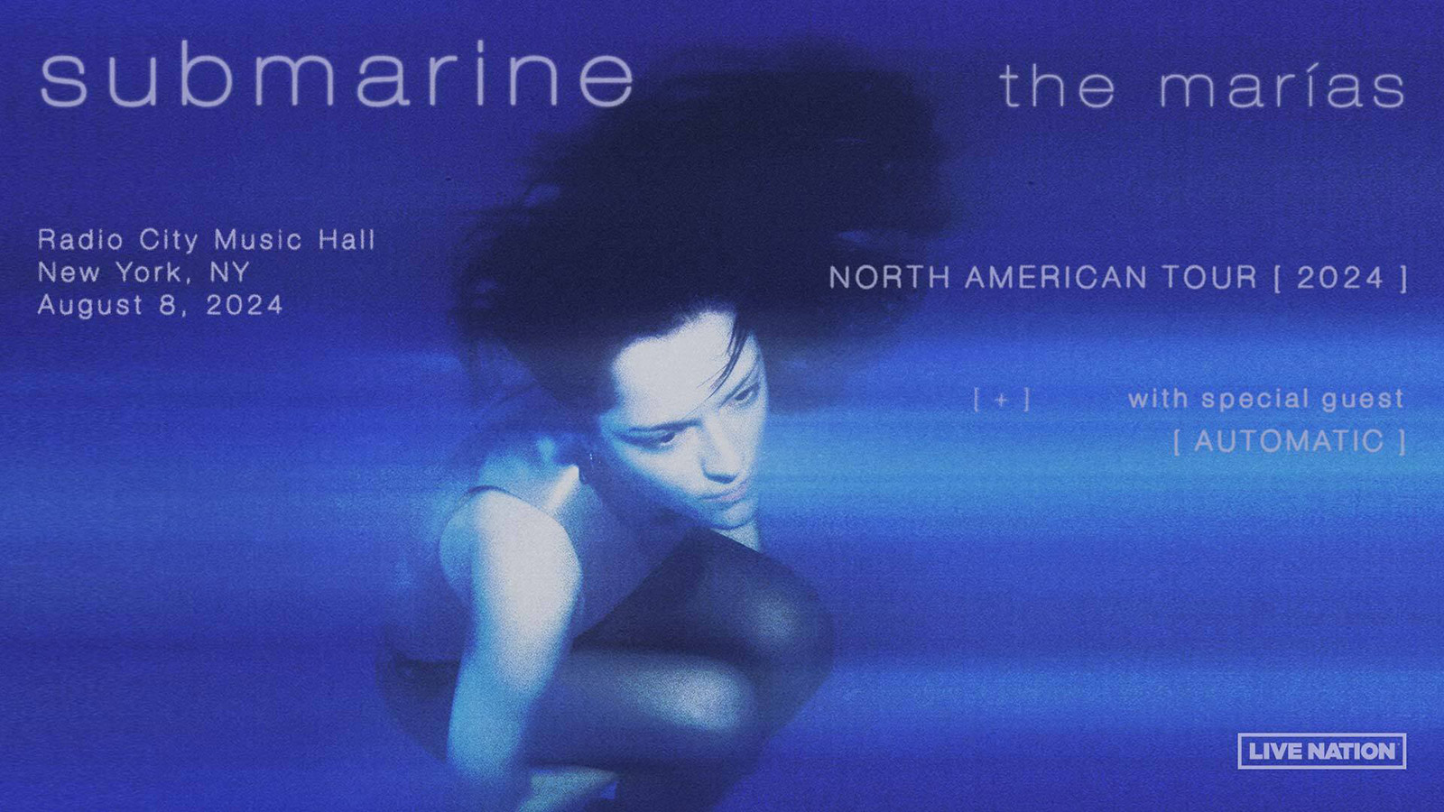 The Marías @ Radio City Music Hall on BrooklynVegan Presale (password here)