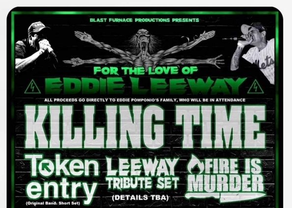 Leeway benefit/tribute show happening with Killing Time, Token Entry & more