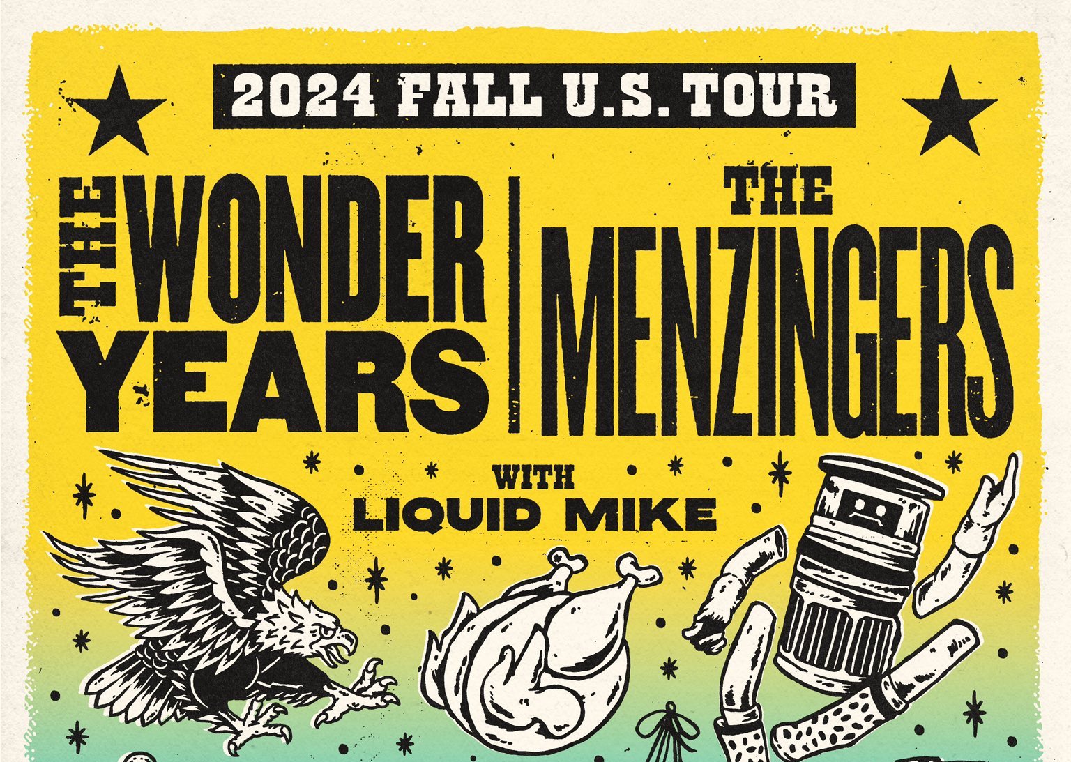 The Wonder Years & The Menzingers announce tour with Liquid Mike