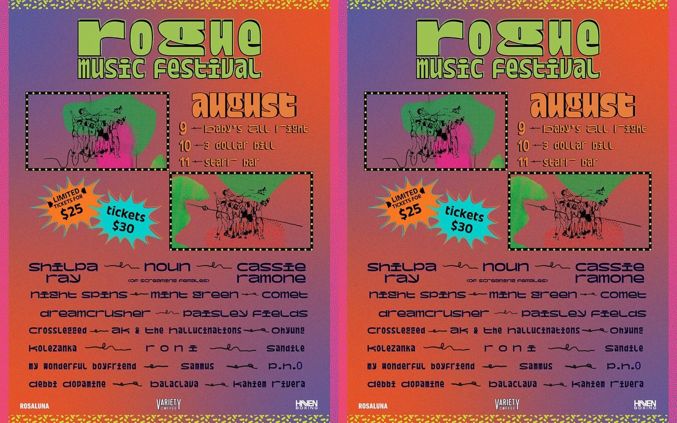 Noun, Cassie Ramone, Shilpa Ray & more playing Brooklyn's Rogue Music ...