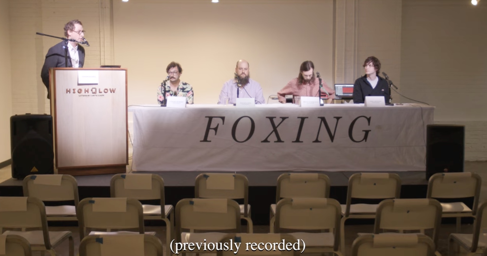 Foxing announce new S/T album & premiere new song "Greyhound" in mock ...