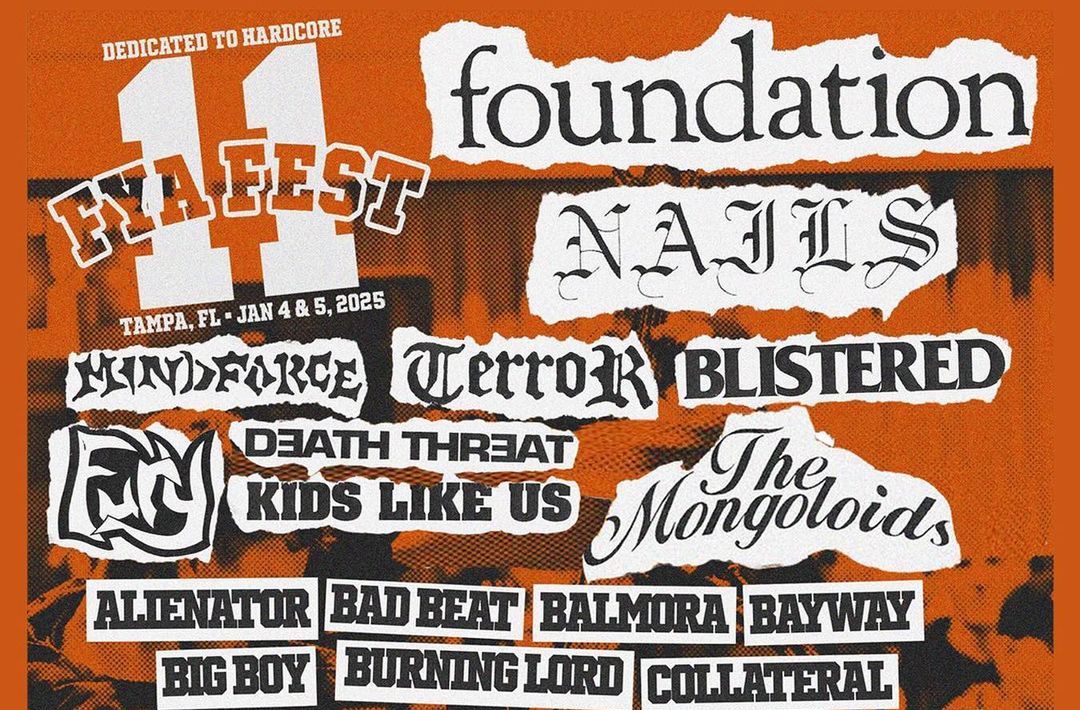Foundation reunite for FYA Fest 2025 (lineup also includes Nails, Kids ...