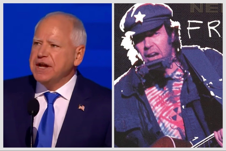 Neil Young gave Tim Walz permission to use "Rockin' in the Free World ...