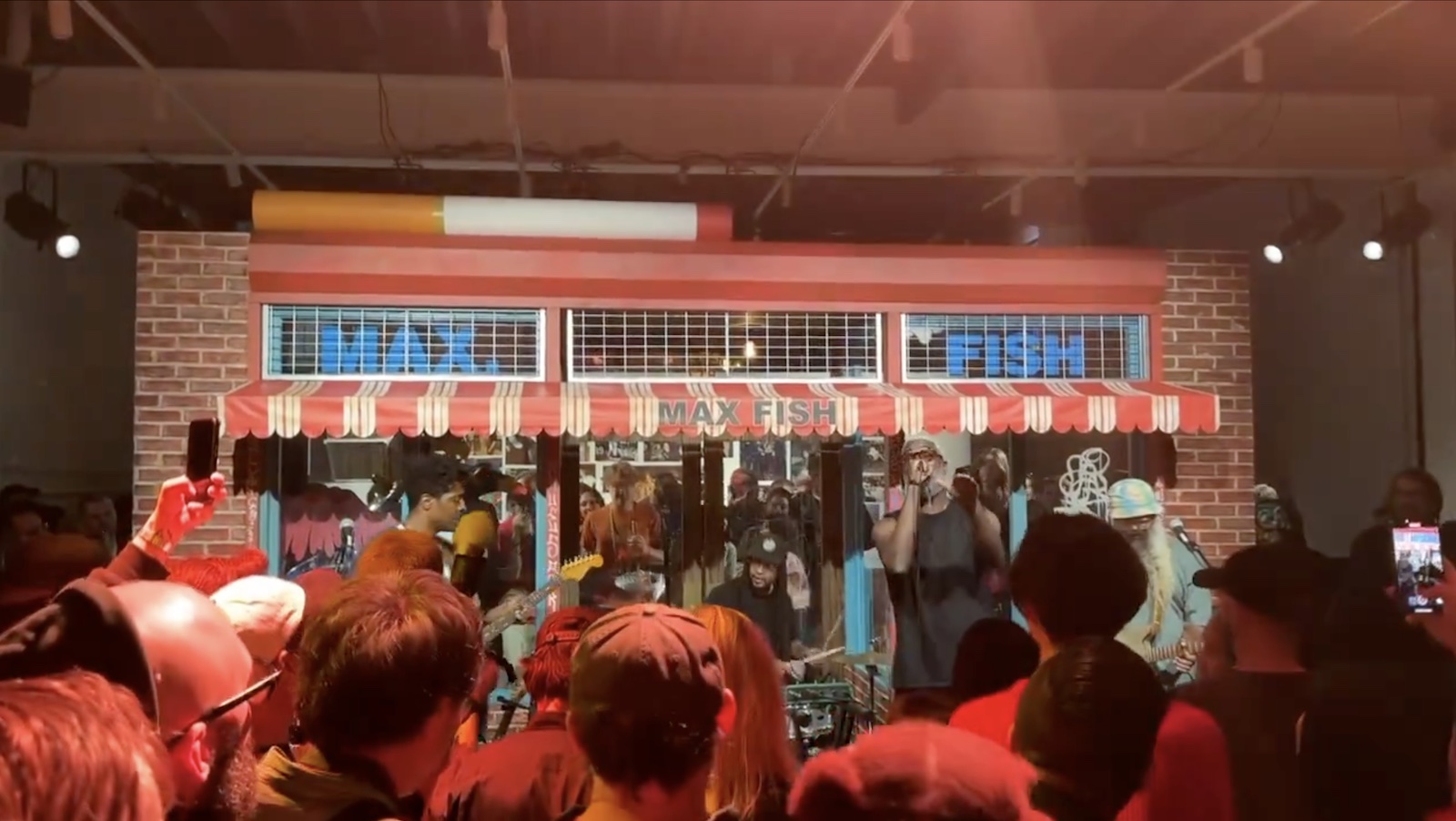 TV On The Radio made a surprise return at a re-creation of Max Fish by ...