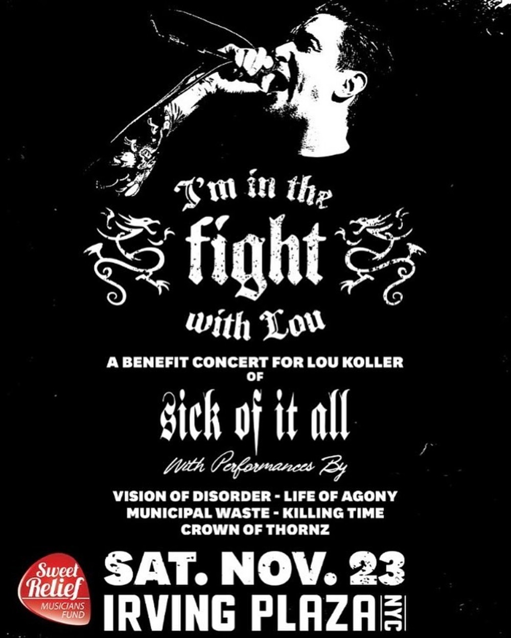 Lou Koller benefit announced: VOD reunion, LOA, Municipal Waste & more ...