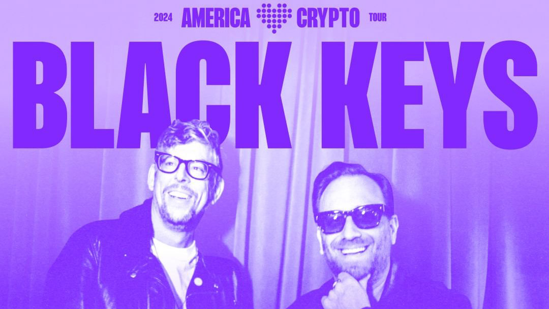 The Black Keys playing "America Loves Crypto" show in Ohio