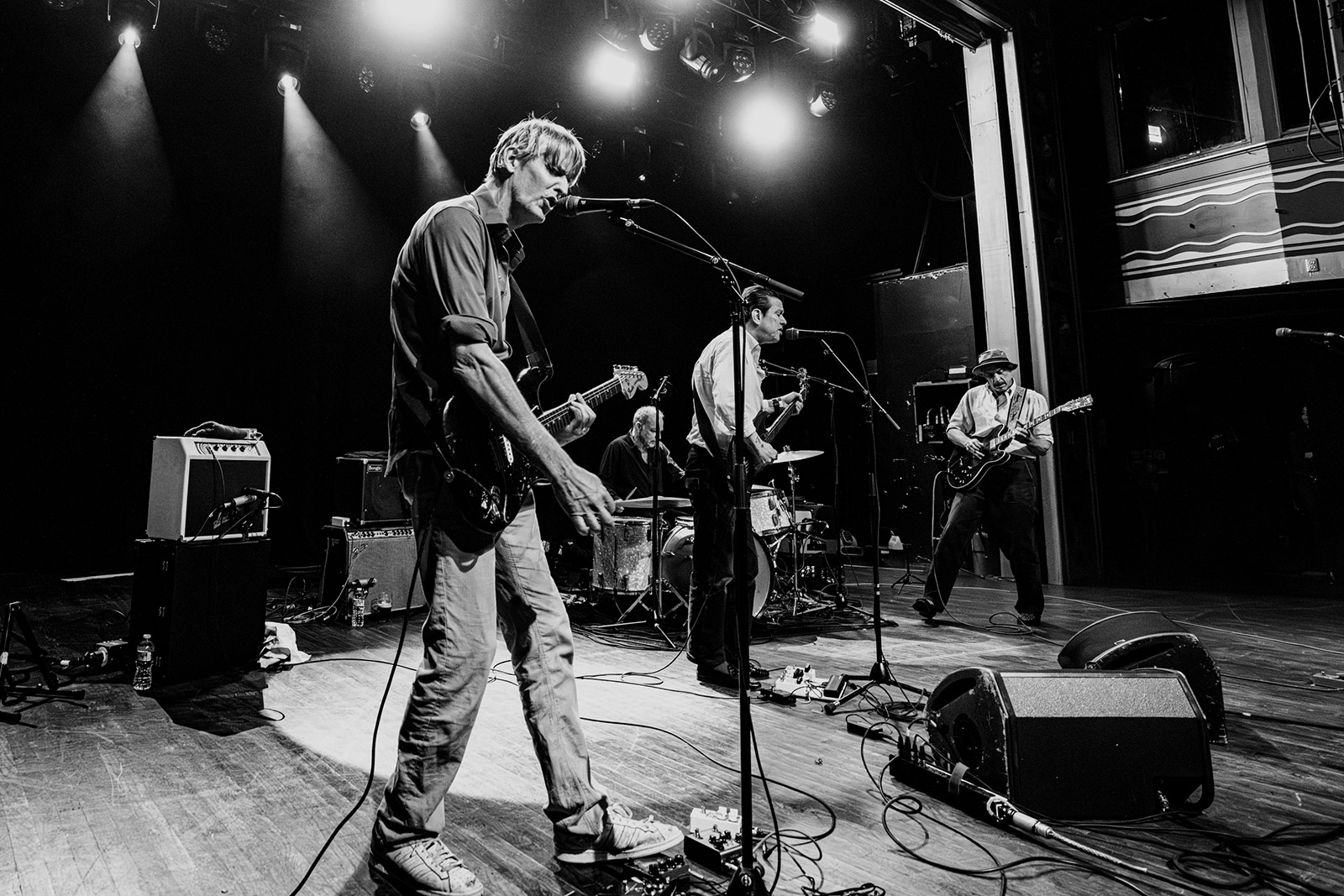 The Hard Quartet (Malkmus, Sweeney, Kelly, White) made their NYC debut ...