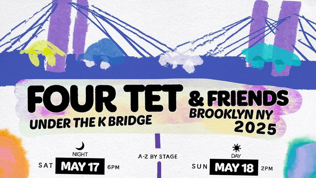 Four Tet announces 2025 Under the K Bridge fest ft. Nia Archives ...