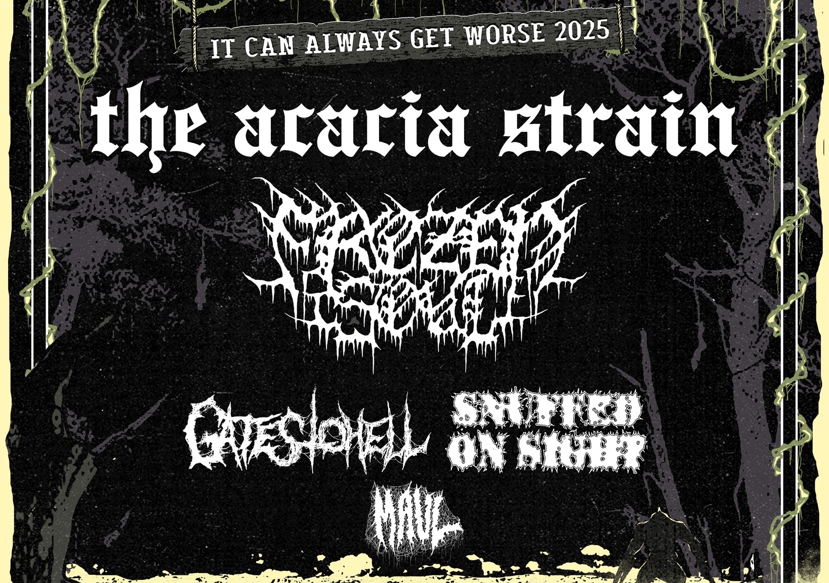 The Acacia Strain tap Frozen Soul, Gates To Hell, Snuffed On Sight ...