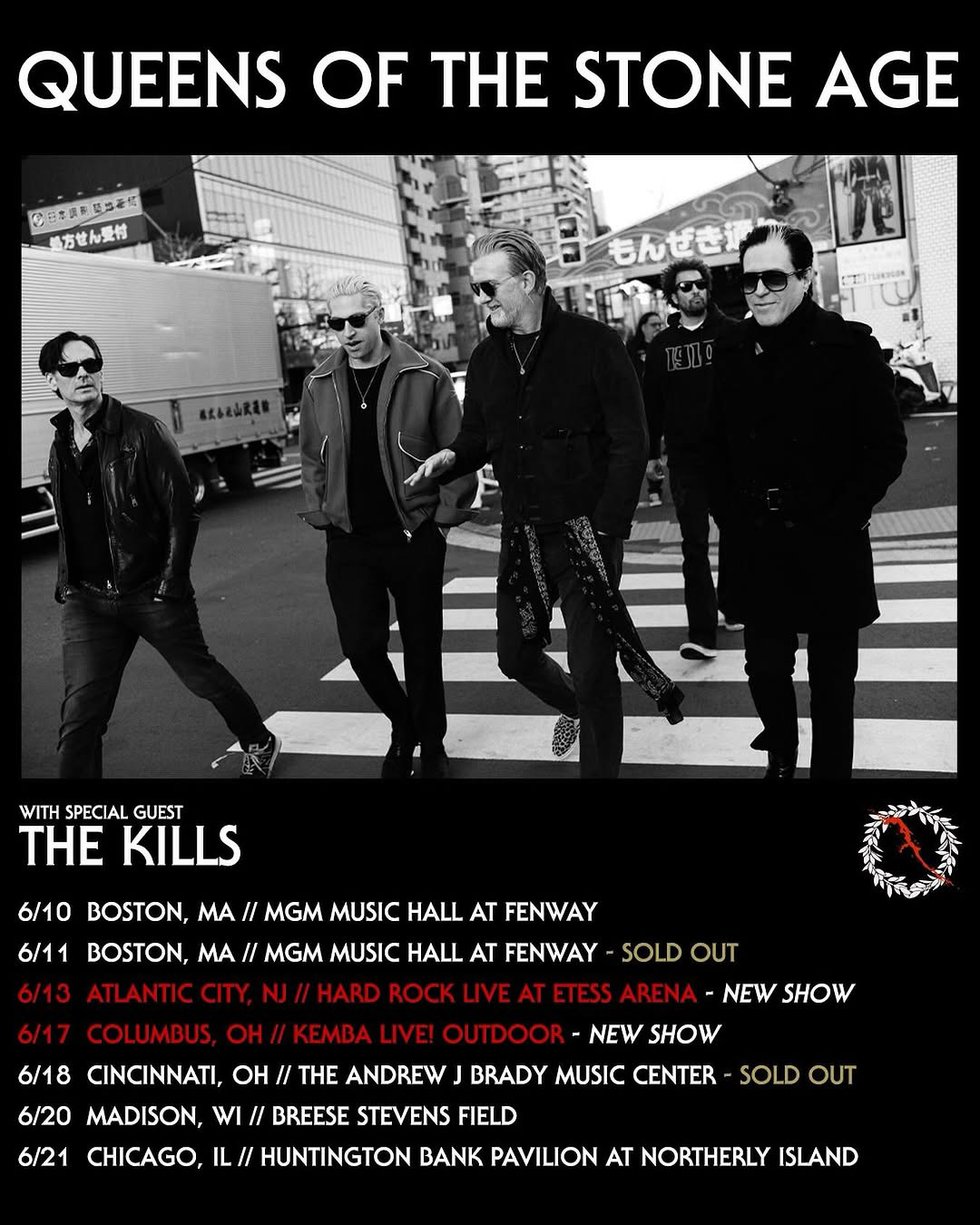 Queens of the Stone Age announce new US shows with The Kills