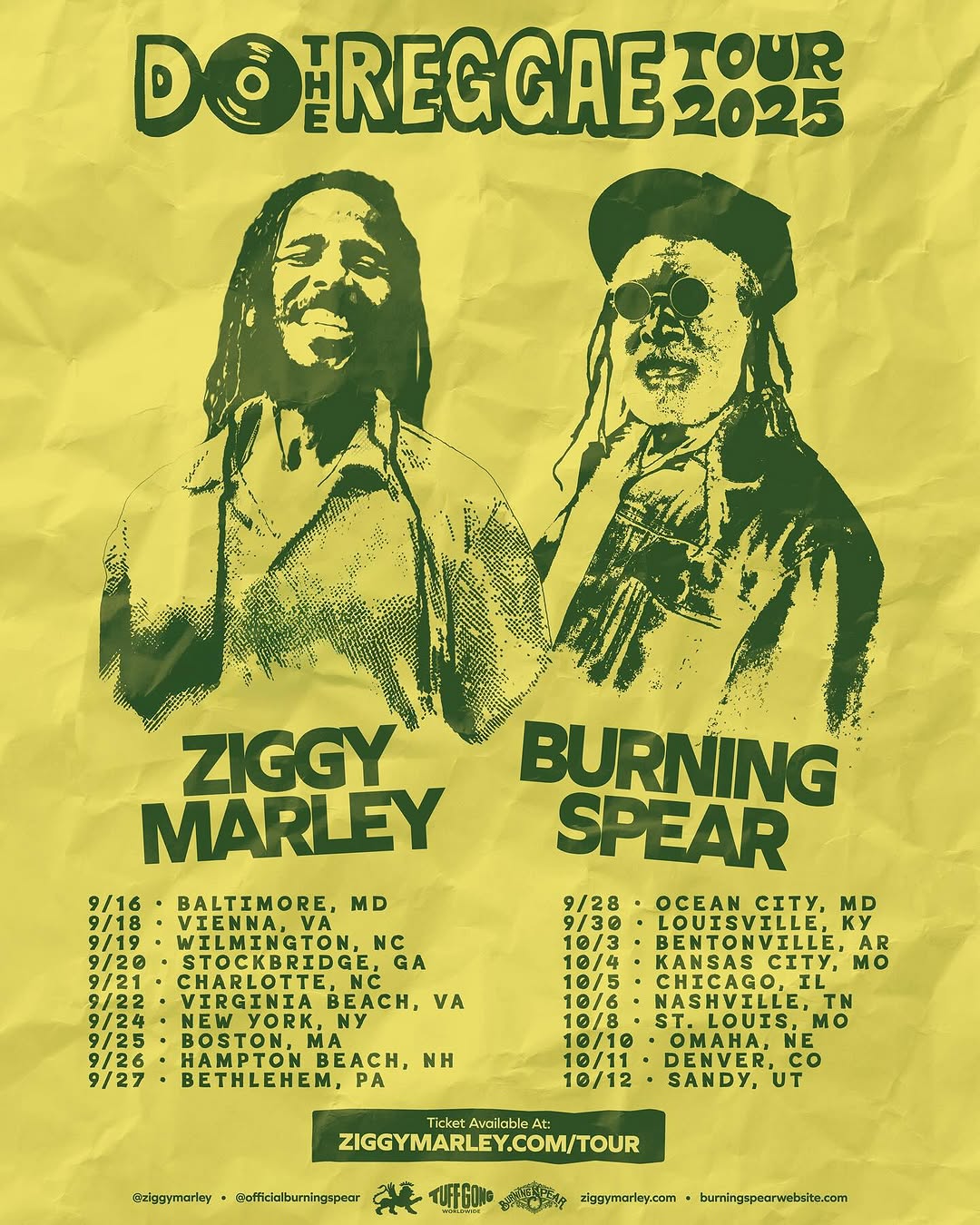 Tour news: Slowdive, Thee Sacred Souls, Ziggy Marley / Burning Spear, Roni Size, 2ManyDJs, Clam ...