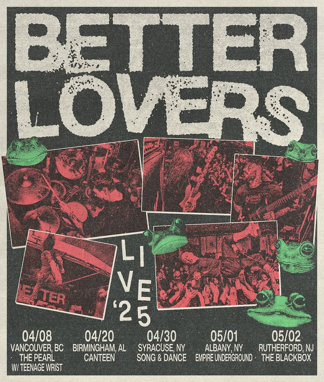 Better Lovers add new shows around tour with Poison the Well