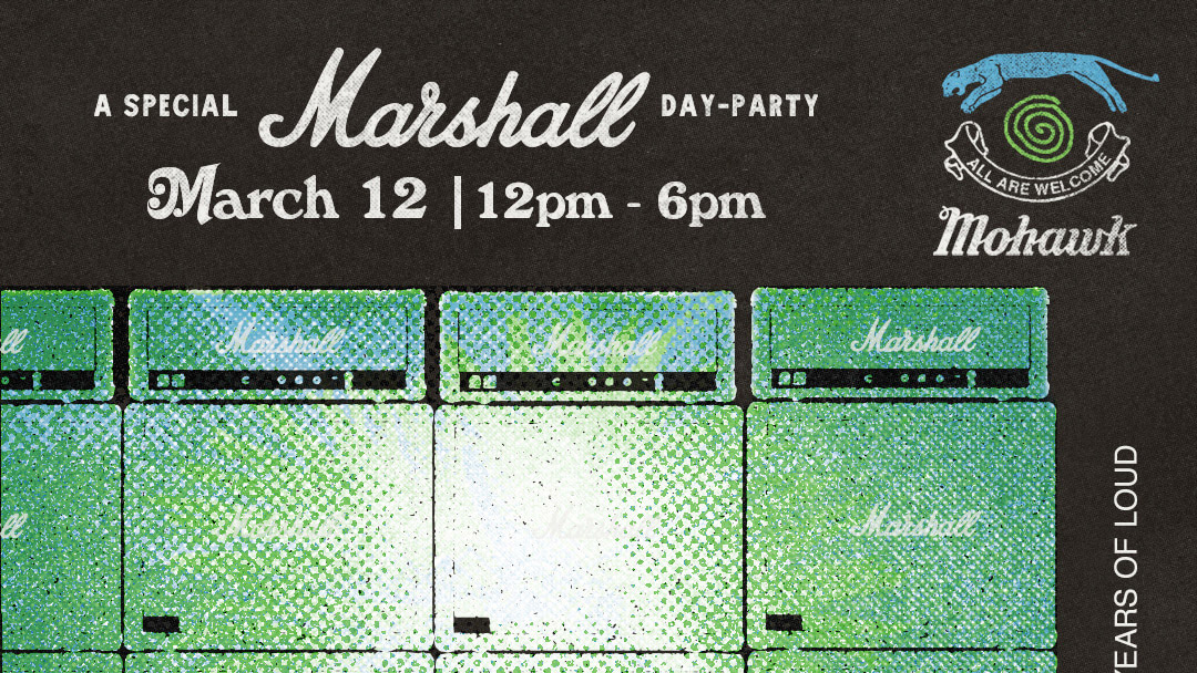 Marshall 2025 SXSW day party lineup (Fleshwater, Die Spitz, Maruja ...