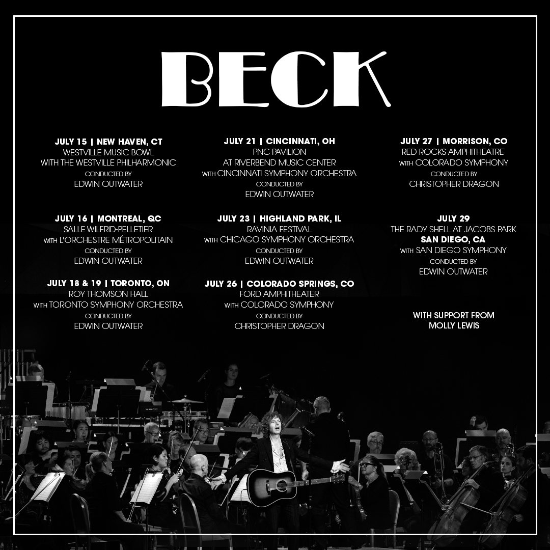 Beck announces 2025 orchestral tour with Molly Lewis