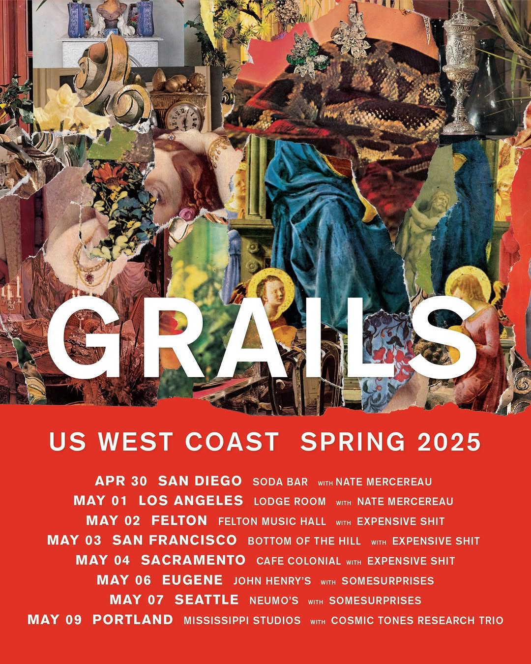 Grails announce new album & tour, share "Silver Bells"