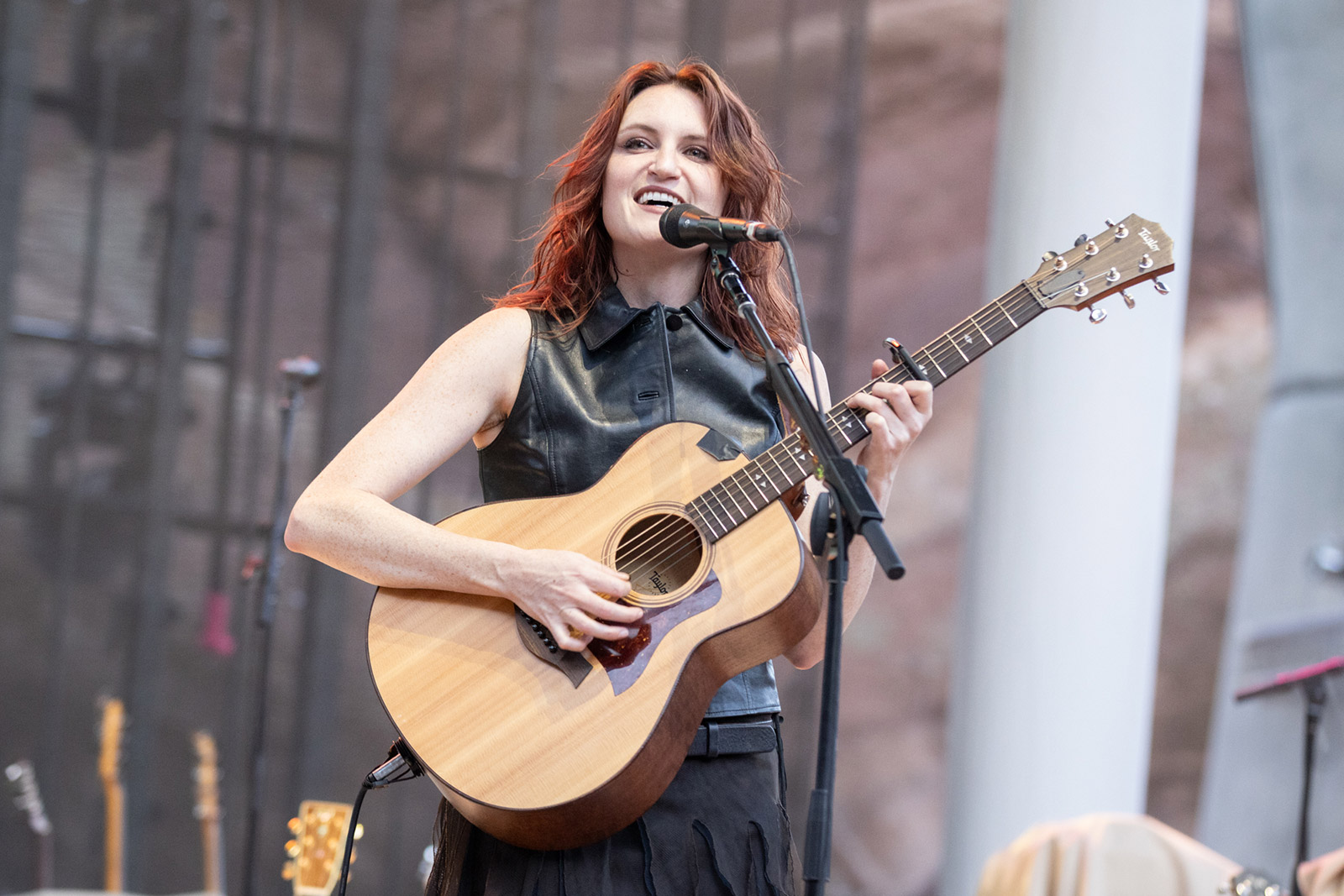 Lucy Dacus played Red Rocks with Katie Gavin & jasmine.4.t (pics, setlist)