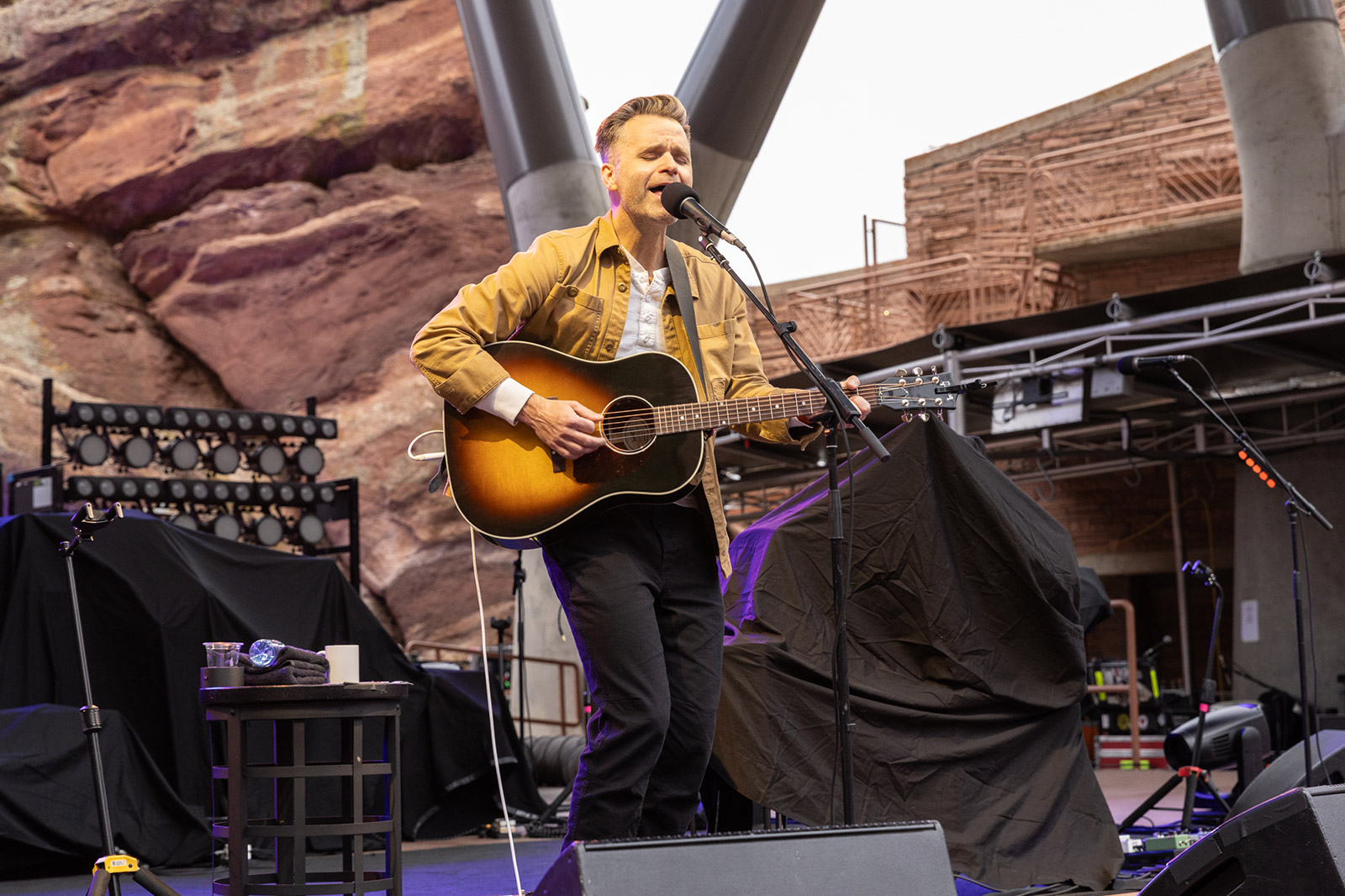 Rilo Kiley played Red Rocks with Death Cab's Ben Gibbard, who covered ...