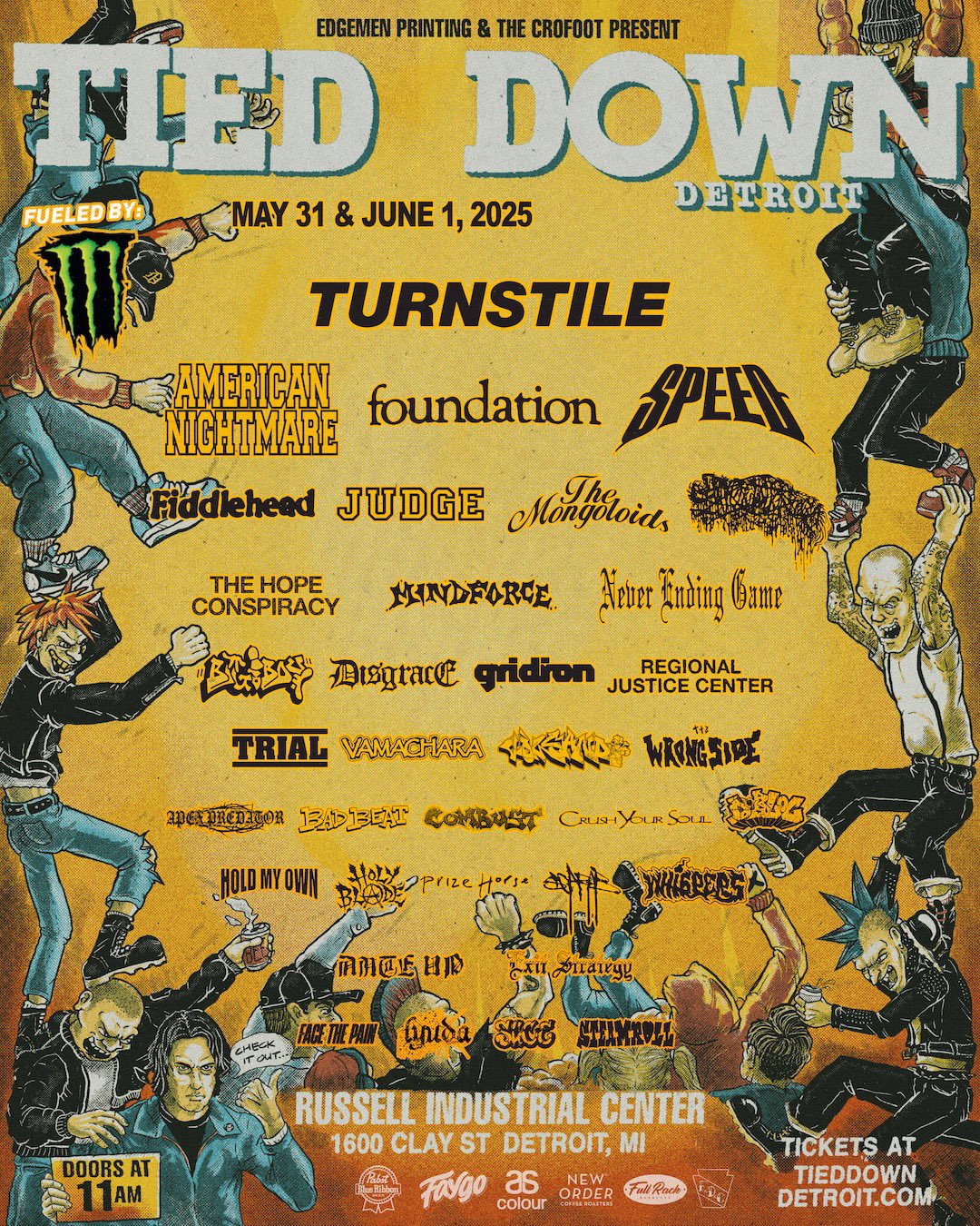 Turnstile added to Tied Down Detroit