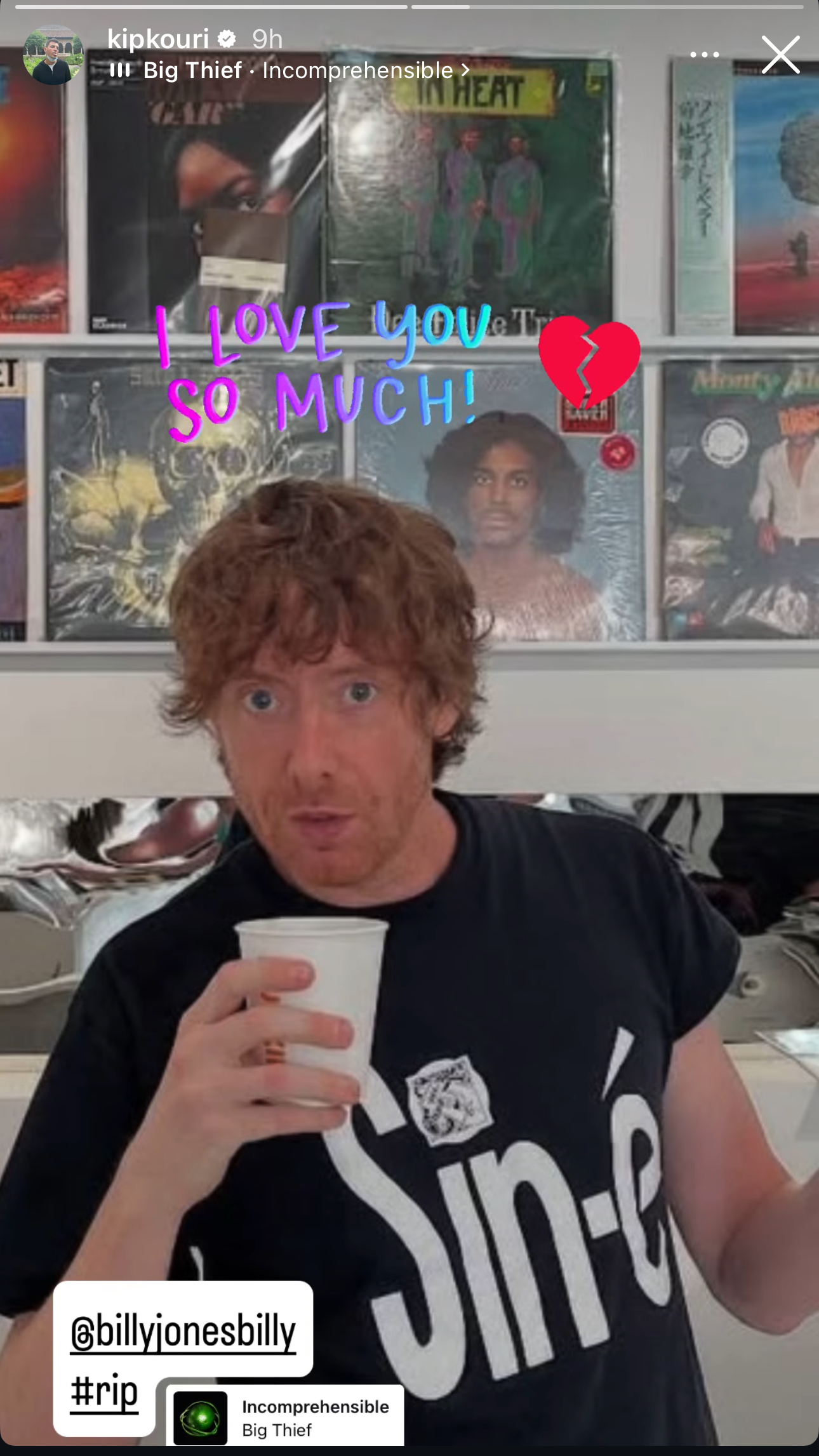 Billy Jones, Rest in Peace