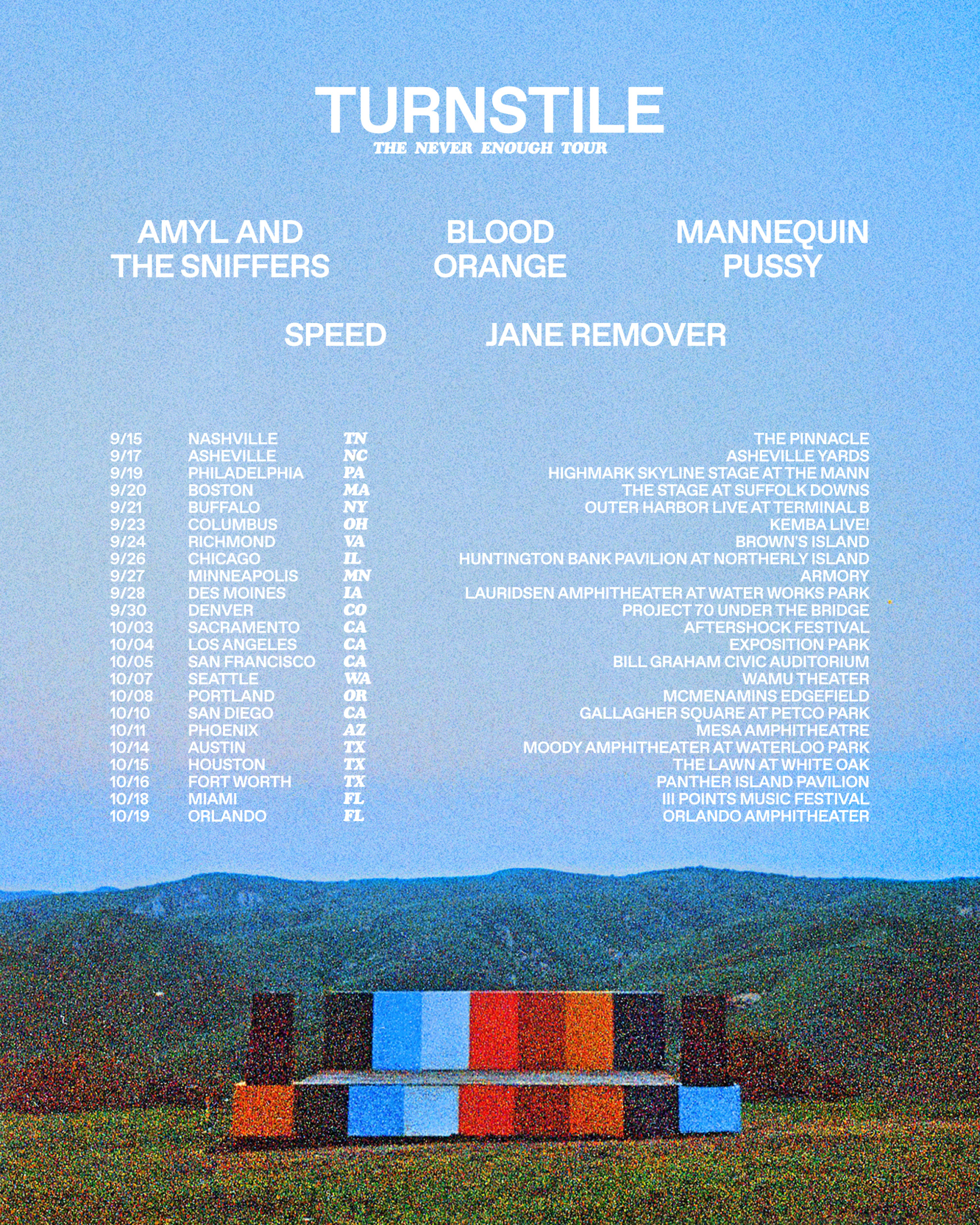 Turnstile announce tour: dates with Mannequin Pussy, Amyl & the ...