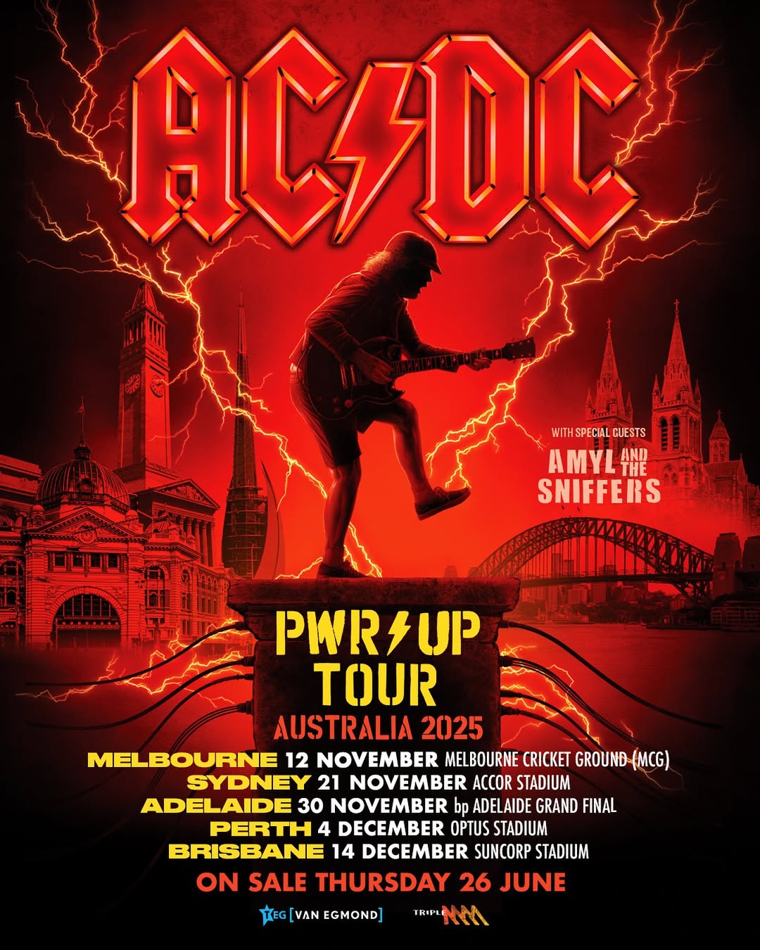 AC/DC announce Australian tour with Amyl & the Sniffers