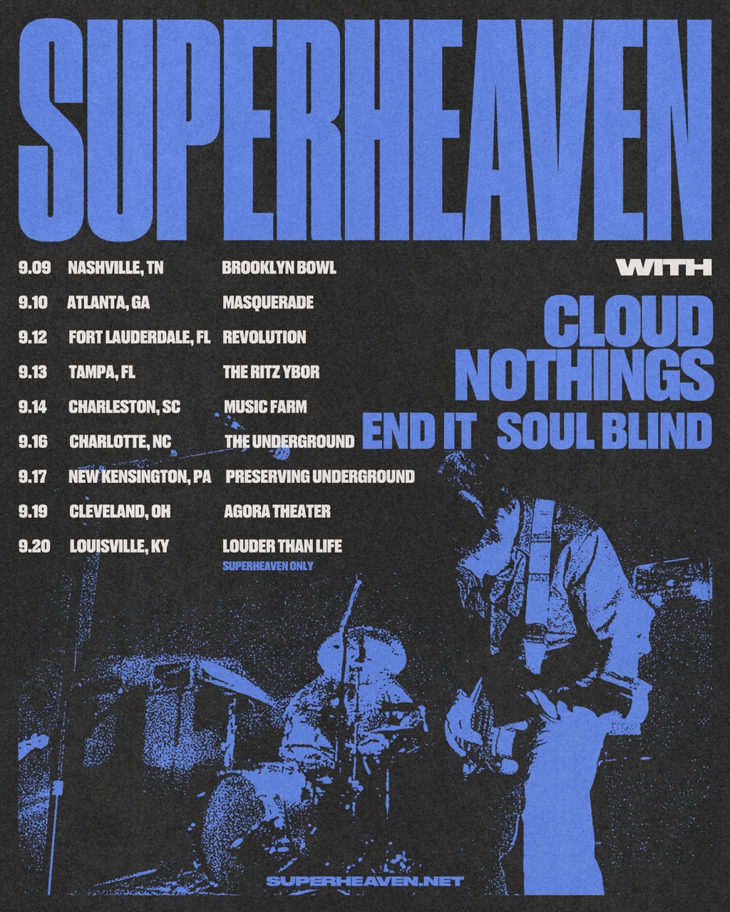 Superheaven announce tour with Cloud Nothings, End It & Soul Blind