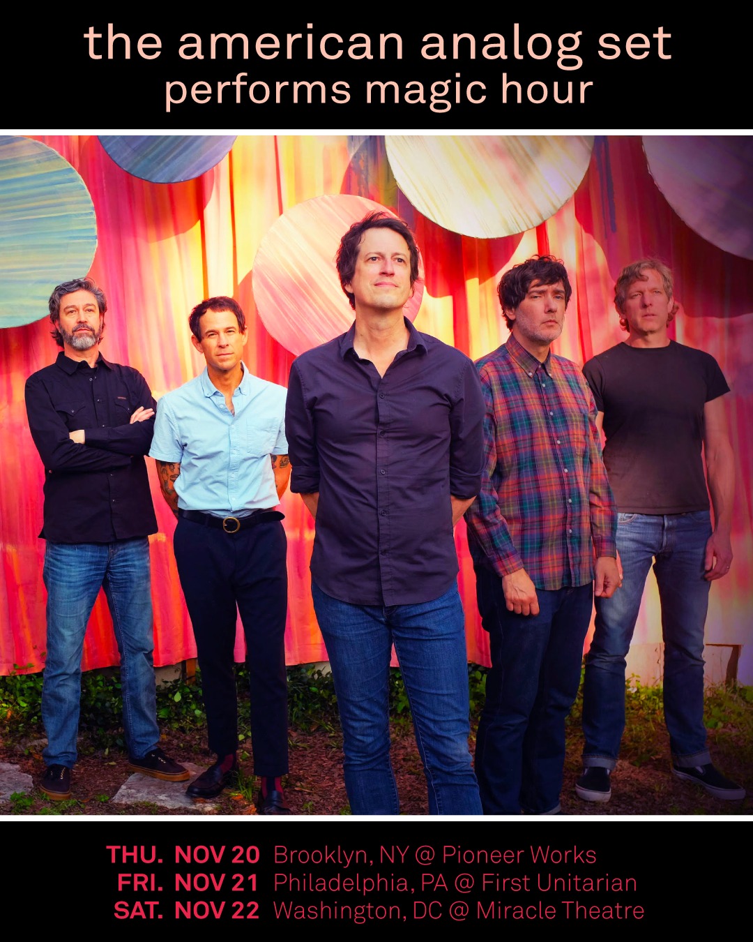 The American Analog Set announce fall East Coast "Magic Hour" headline ...