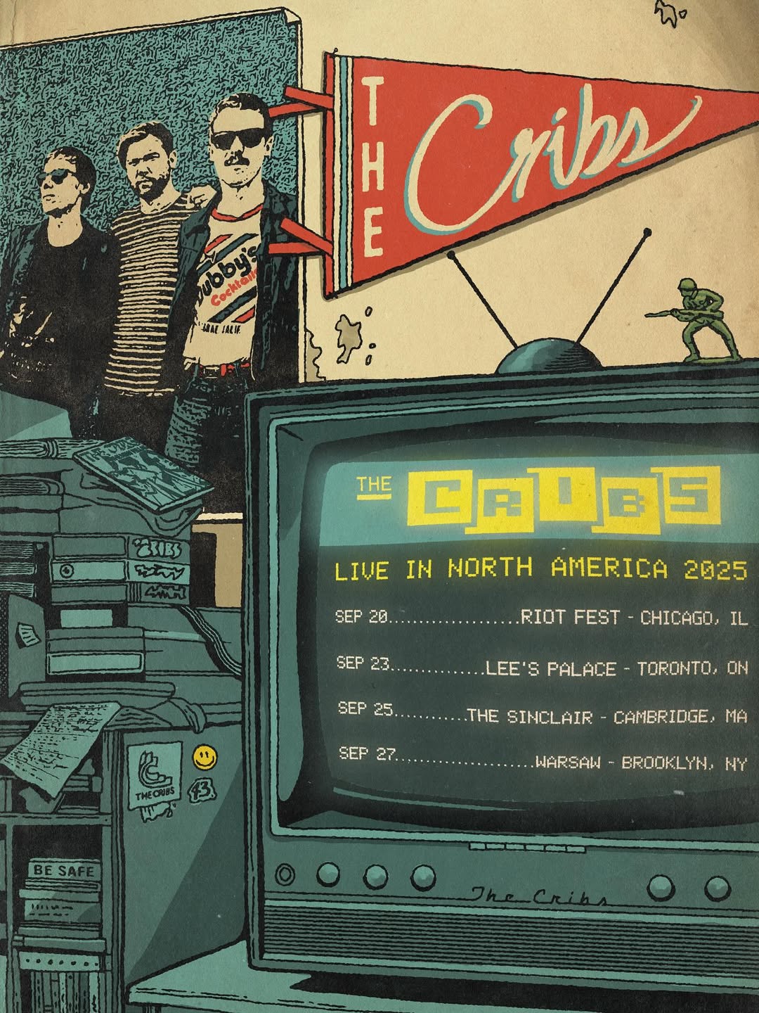 The Cribs announce first North American tour dates in 8 years