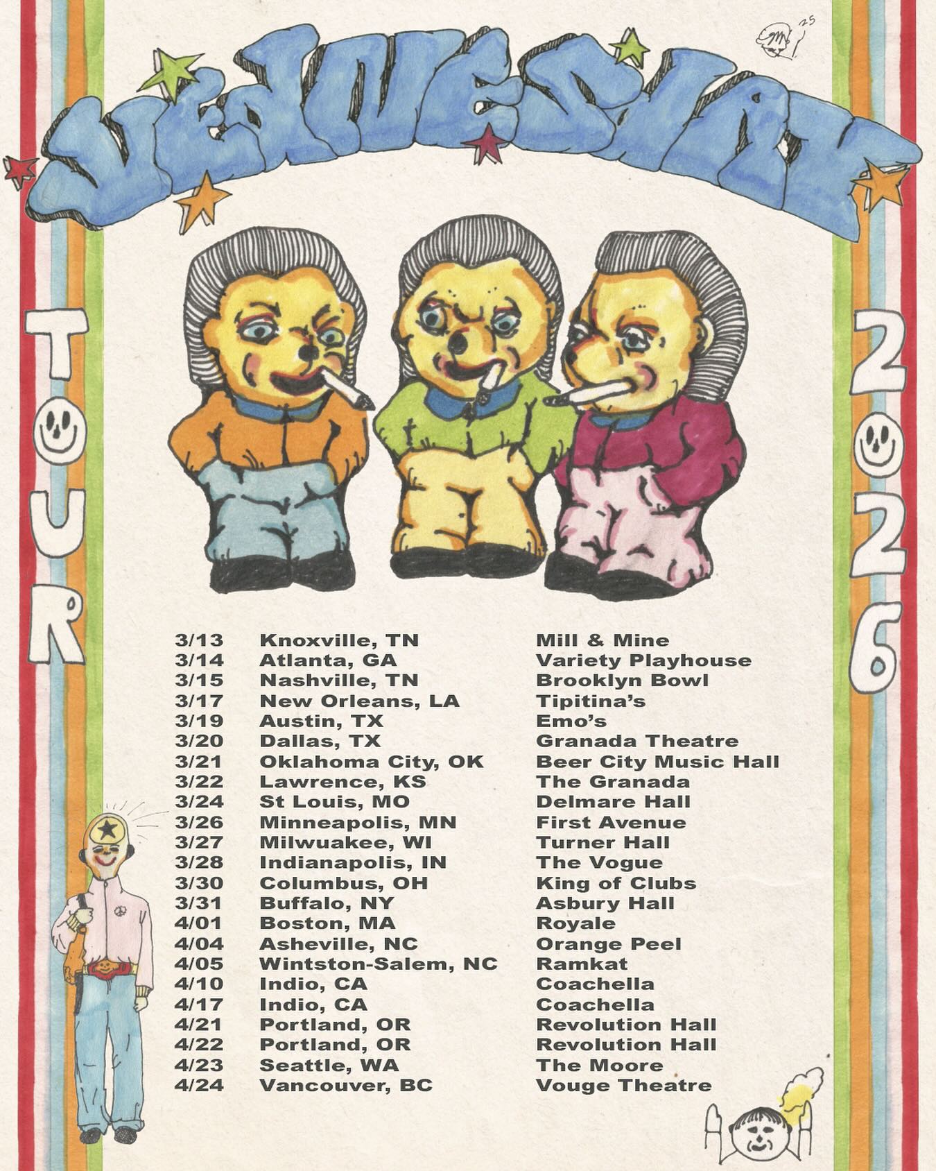 Tour news: Wednesday, The Cribs, The Rapture, Joe Russo's Almost Dead ...