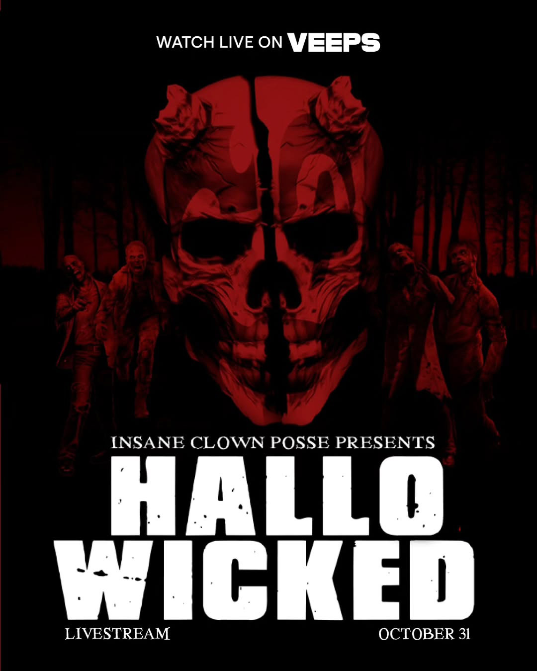 Insane Clown Posse streaming Hallowicked show live
