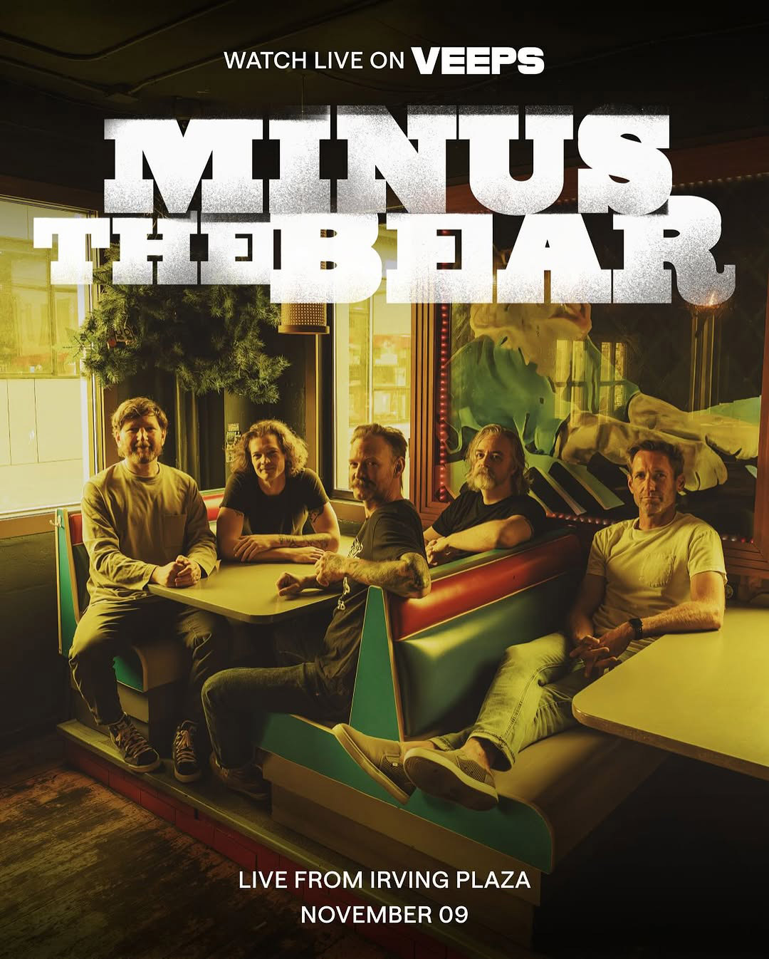 Minus the Bear livestreaming 'Menos El Oso' 20th anniversary show from NYC