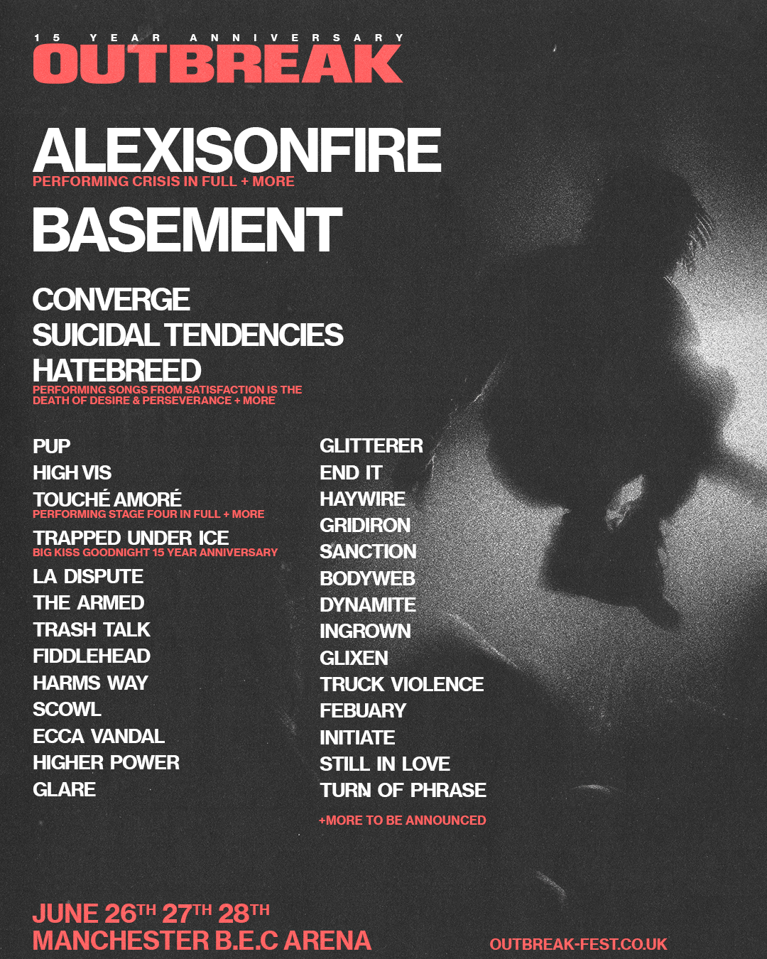 Outbreak Fest initial 2026 lineup: Alexisonfire, Basement, Hatebreed ...