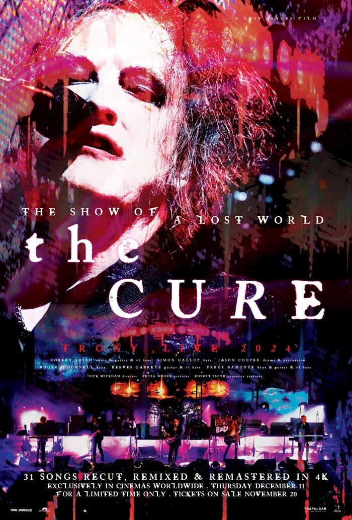 The Cure concert film 'The Show of a Lost World' coming to theaters in ...