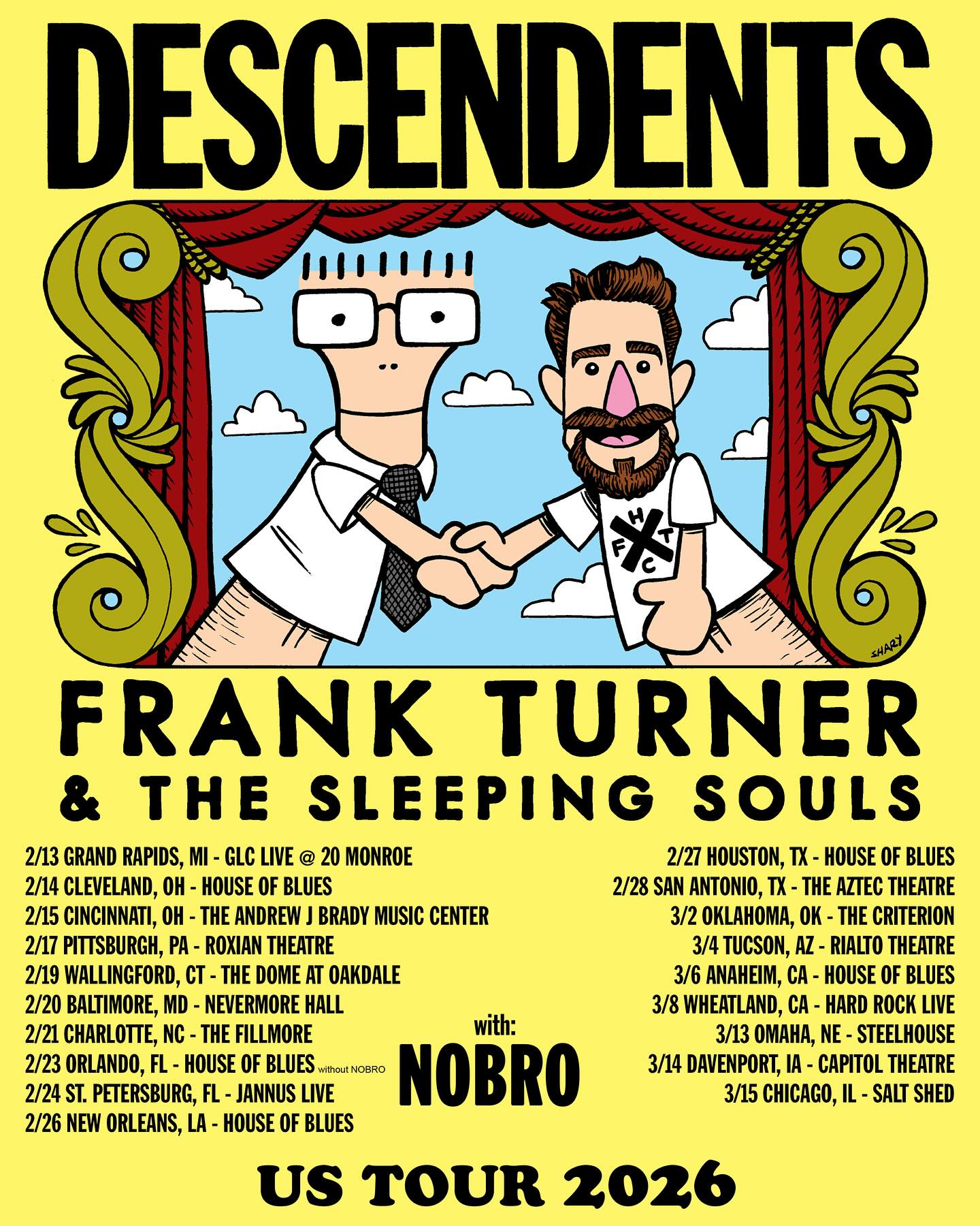 Tour news: Descendents / Frank Turner, The Saints '73-'78, Katatonia ...