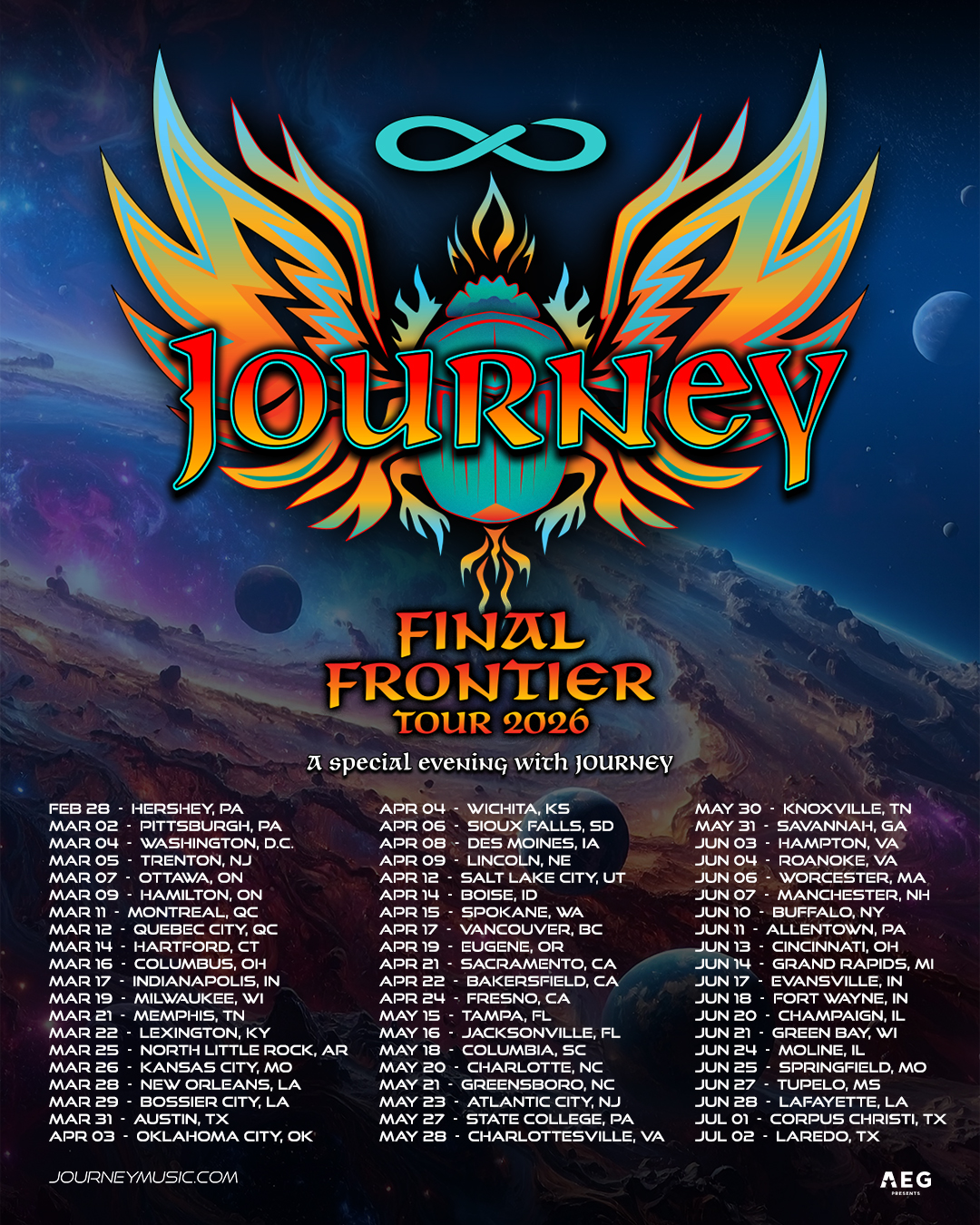Tour news: Journey, Yumi Zouma, No Doubt, Oklou, Sun Ra Arkestra ...
