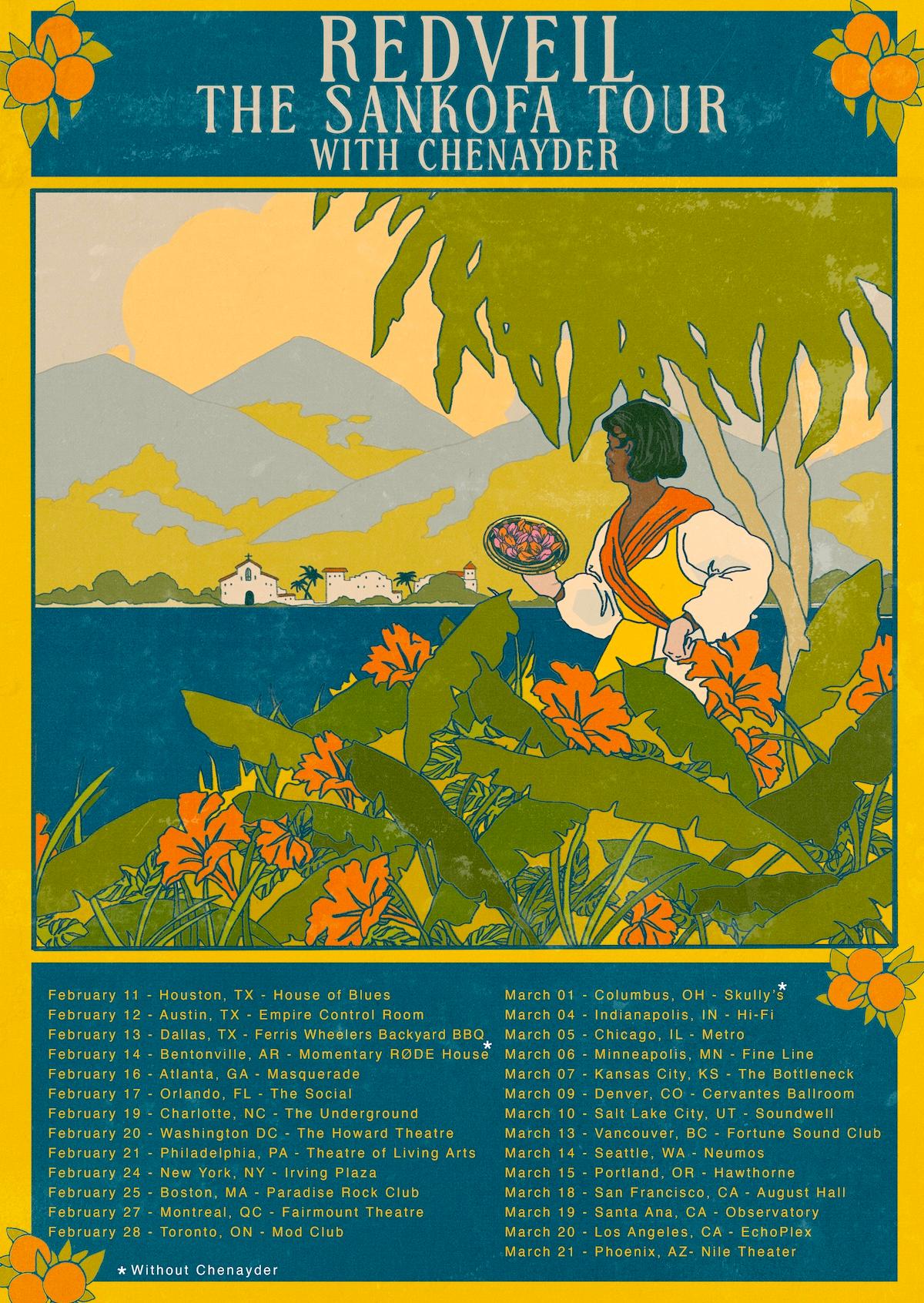 redveil announces 2026 tour with Chenayder