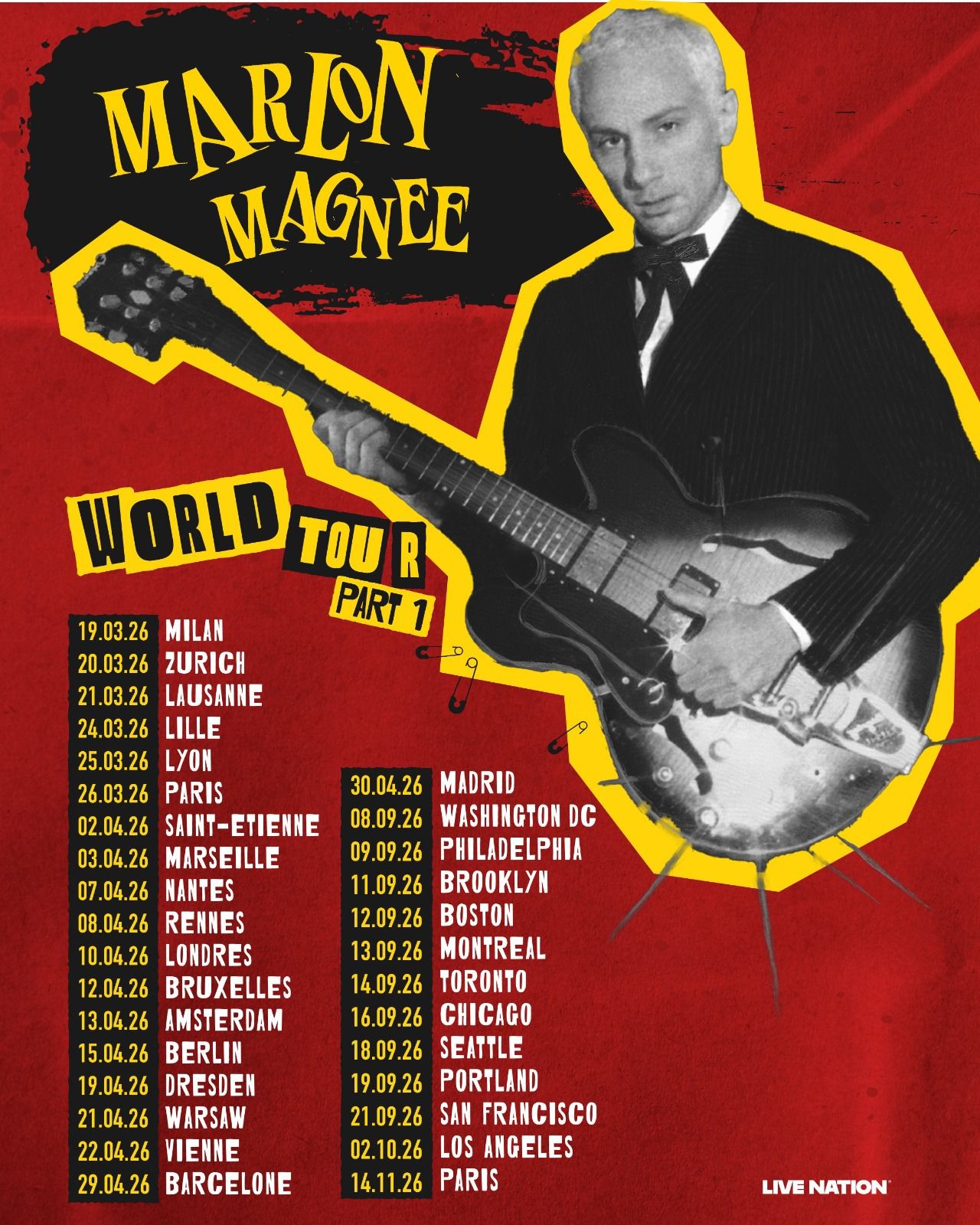 La Femme's Marlon Magnée announces debut solo album & North American ...