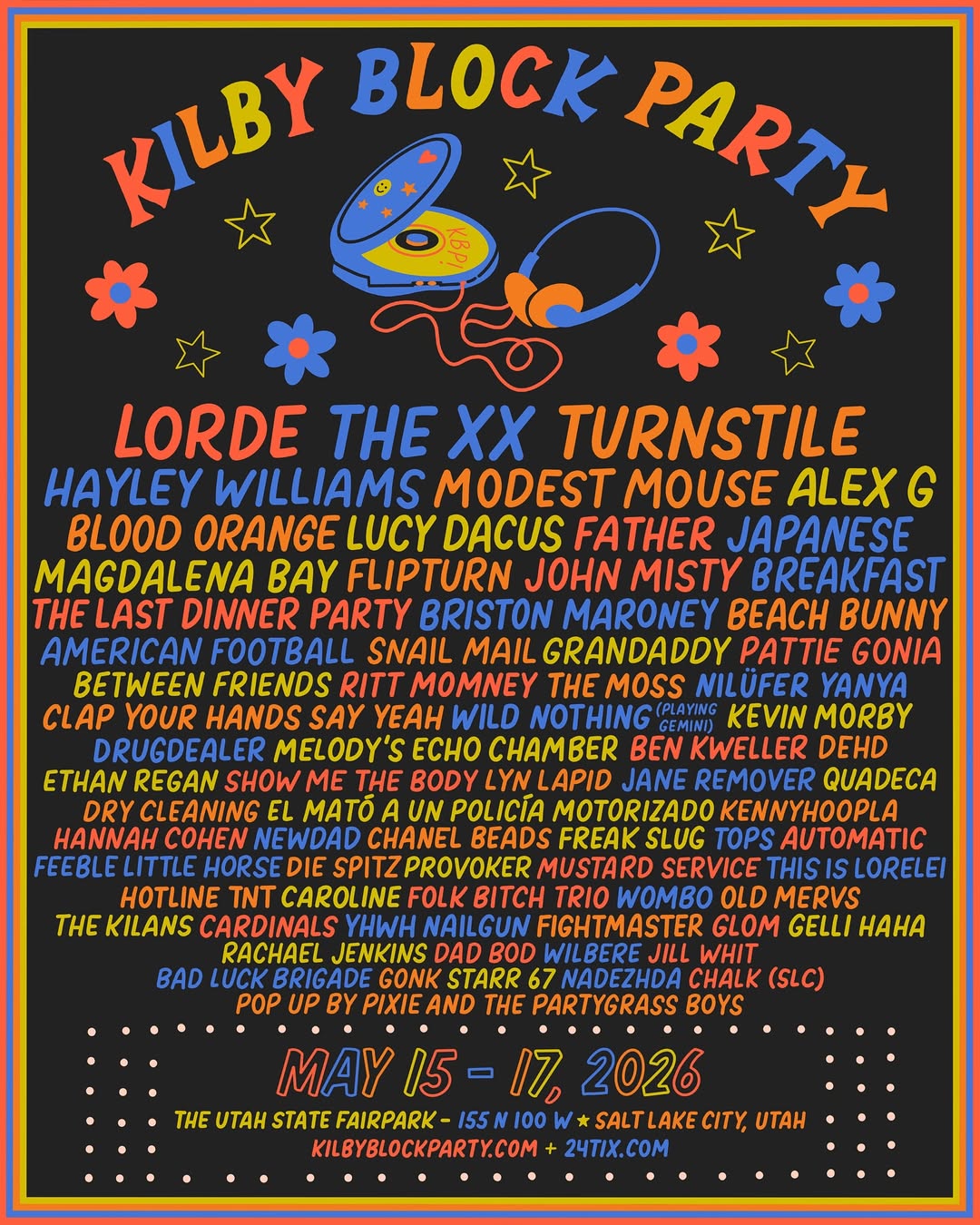 Kilby Block Party 2026 has Lorde, The xx, Turnstile, Hayley Williams ...