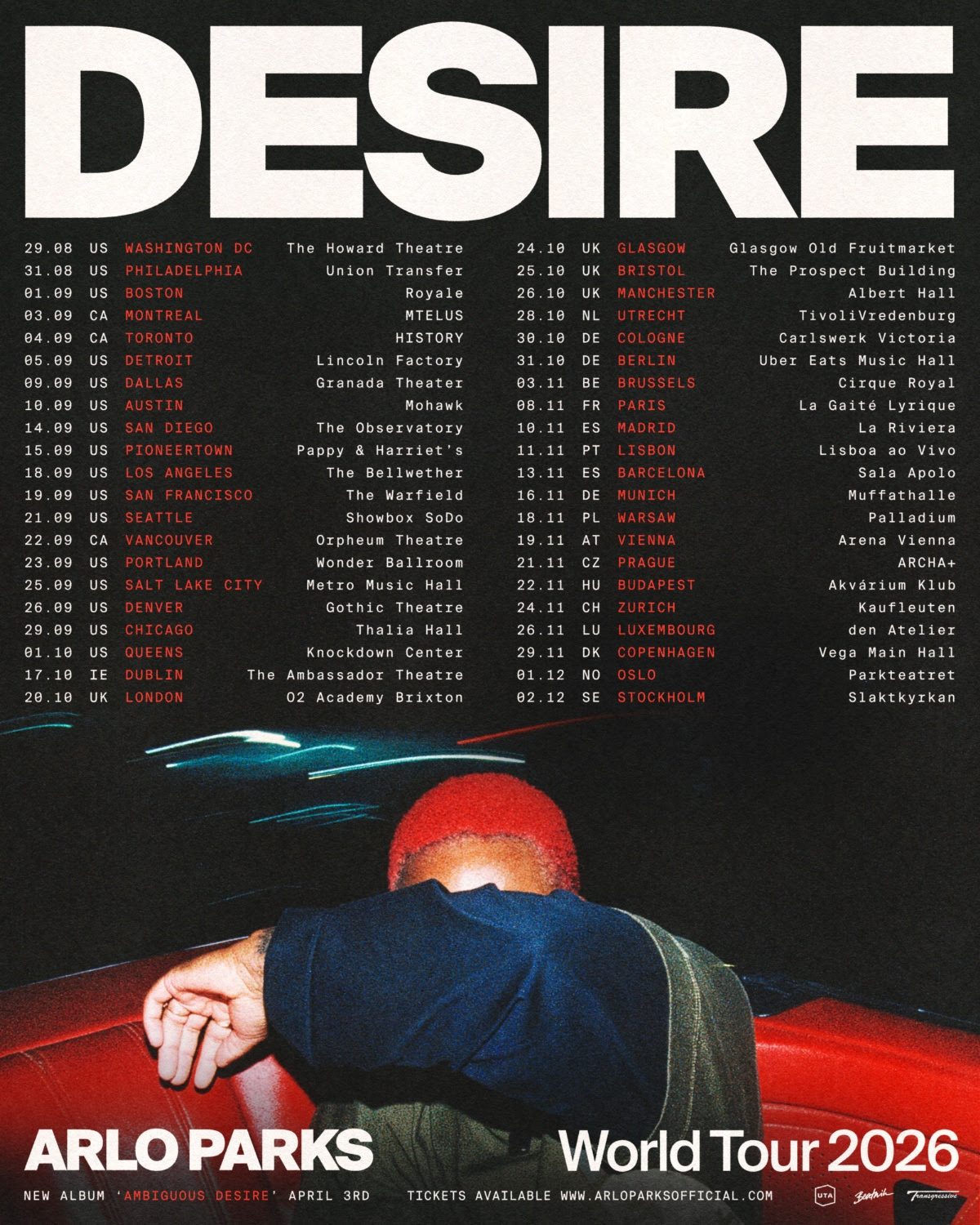 Arlo Parks announces North American tour