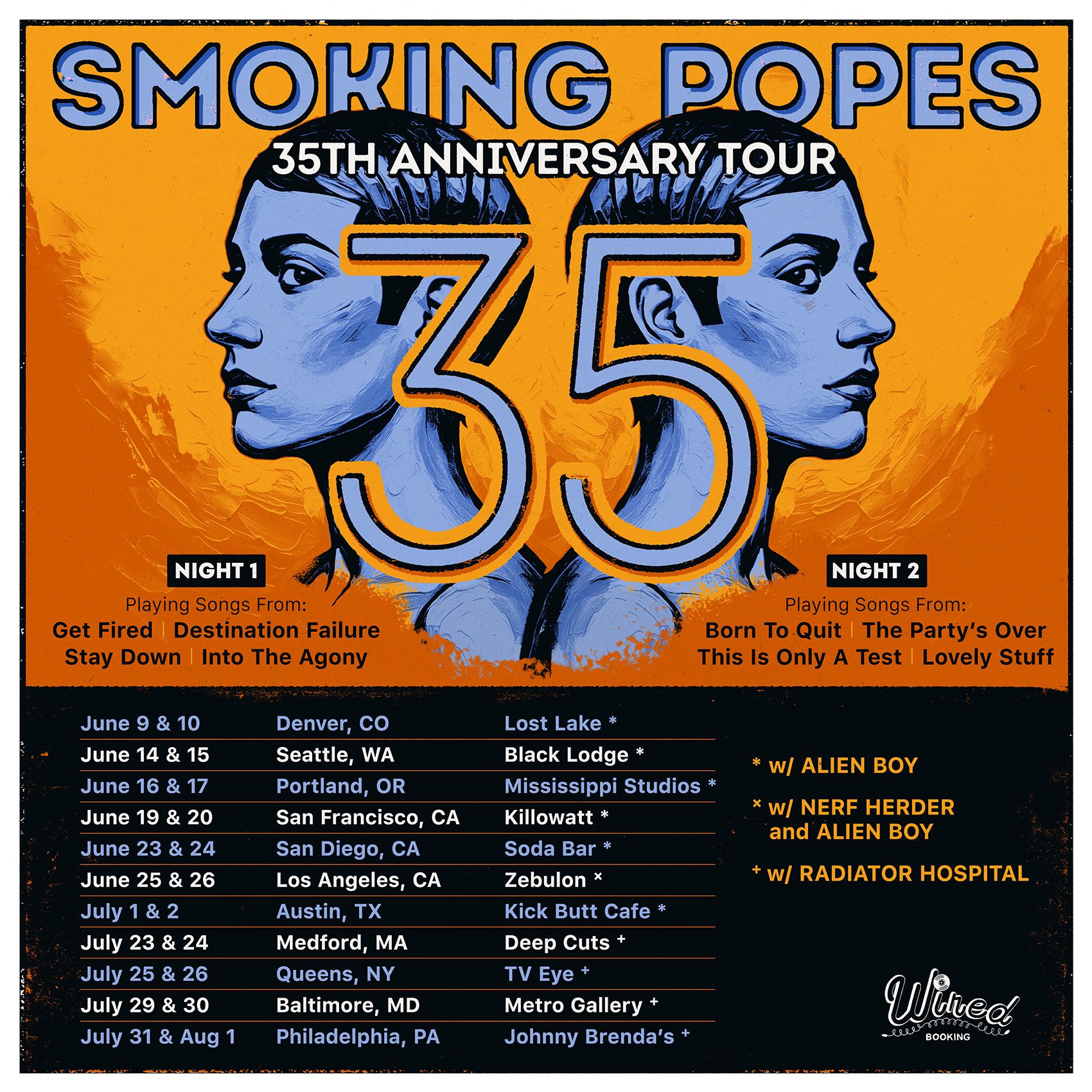 Tour news: Bonnaroo schedule, Smoking Popes, Tyler Ballgame, Rainer ...