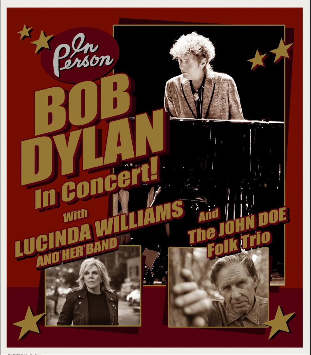 Bob Dylan (who has a Patreon now) adds new shows with Lucinda Williams ...