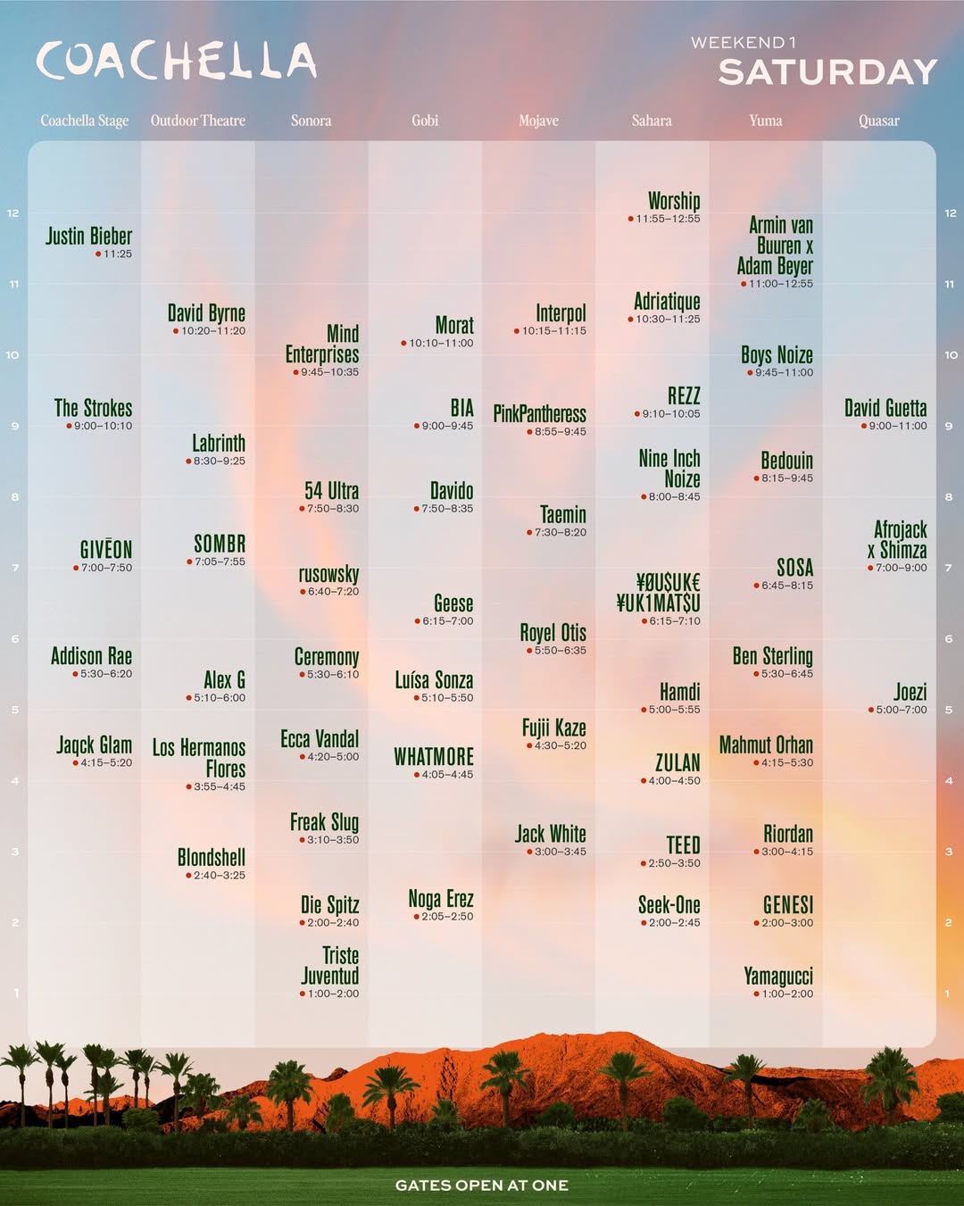 Jack White added to Coachella weekend 1, set times announced