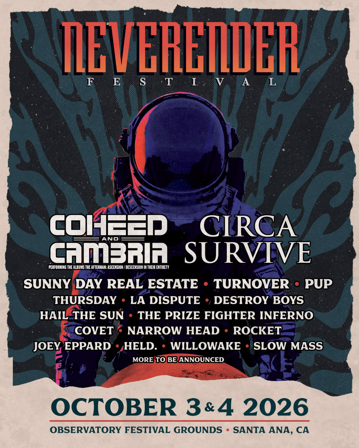 Coheed and Cambria throwing Neverender Festival ft. Circa Survive, SDRE ...