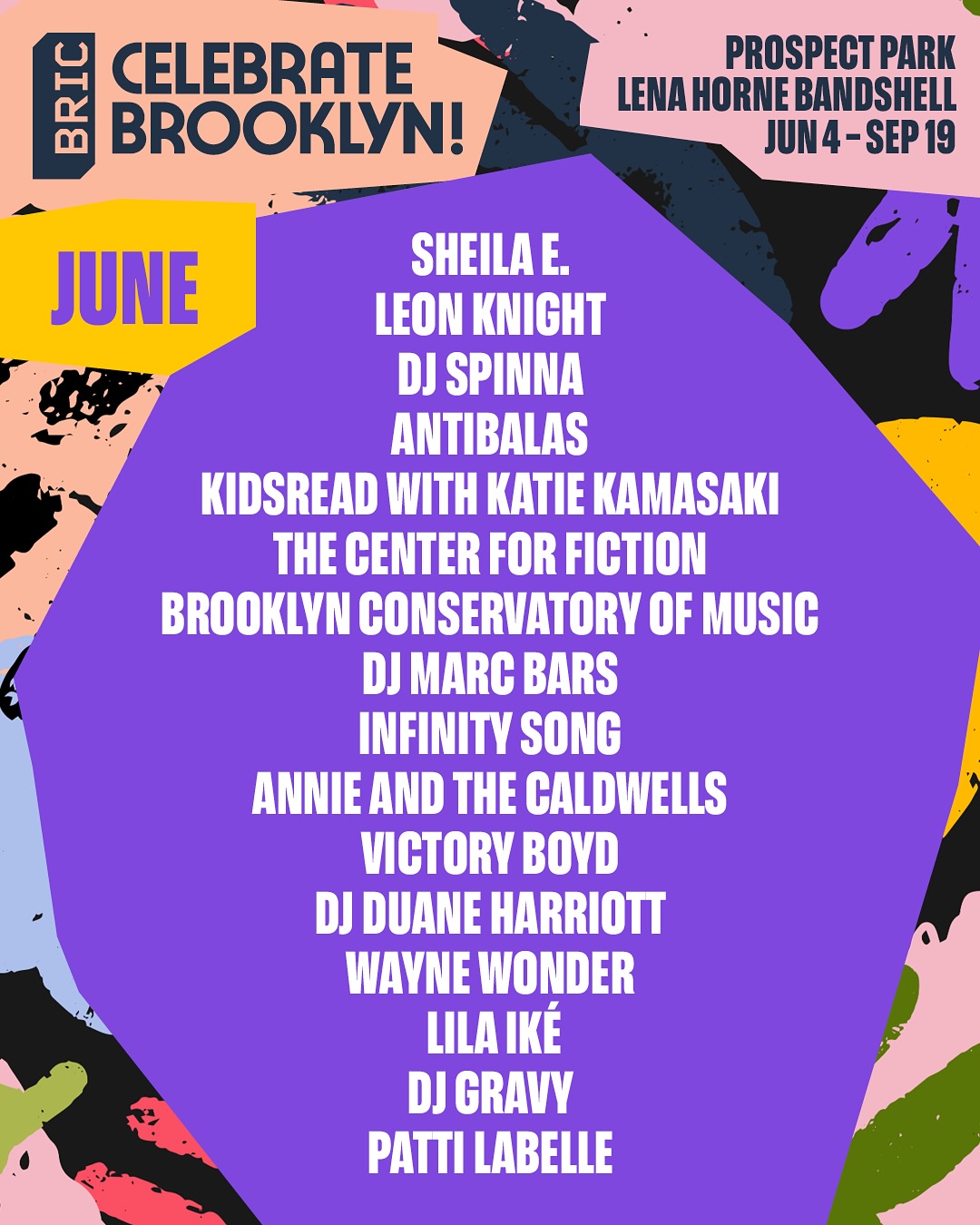 BRIC Celebrate Brooklyn! Festival 2026 schedule for free shows at ...