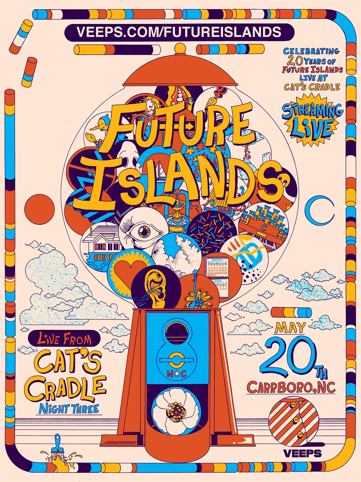 Future Islands livestreaming Cat's Cradle show on Veeps ahead of new ...