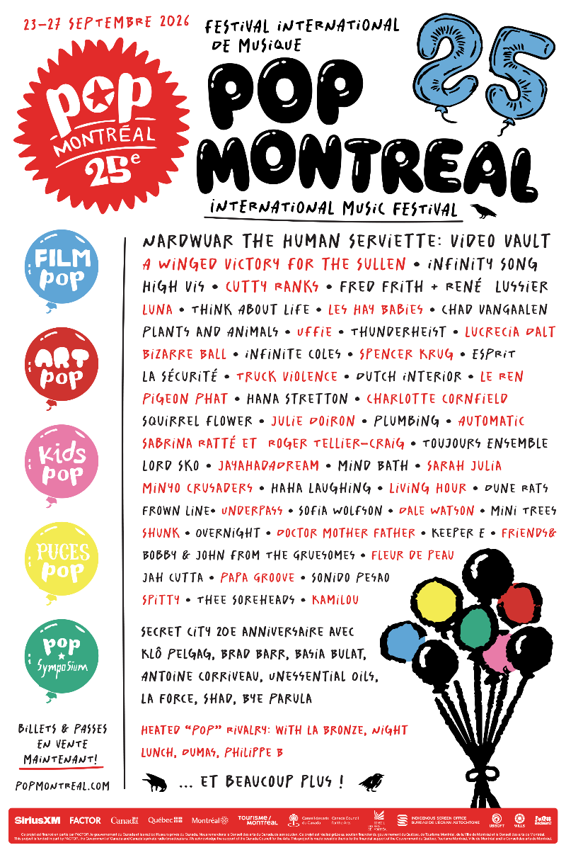 Pop Montreal 2026 has Think About Life reunion, Nardwuar, High Vis ...