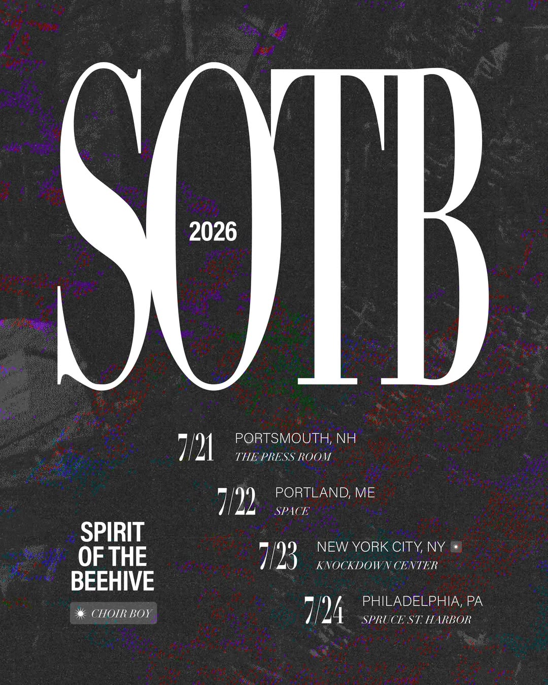 Spirit of the Beehive playing new music at summer shows
